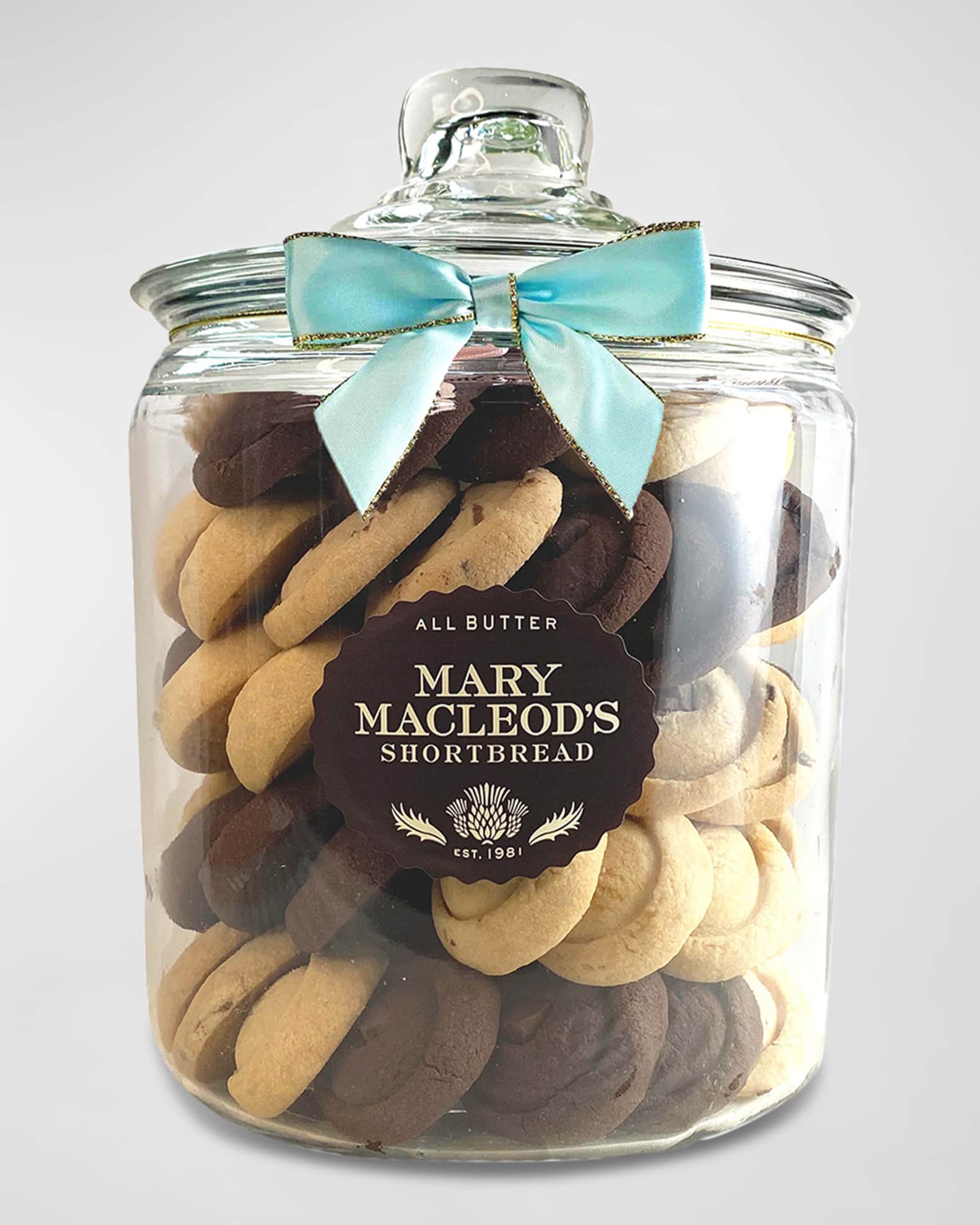Mary Macleod’s Shortbread Assorted Shortbread Cookie Jar, 4 Qt ...