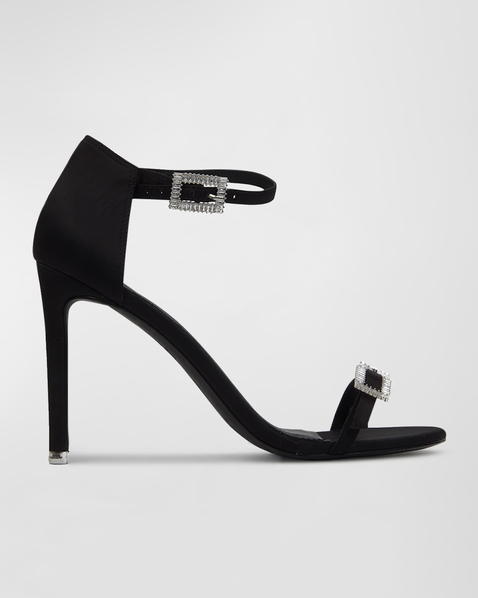 Black Suede Studio Lila Sandals | Neiman Marcus