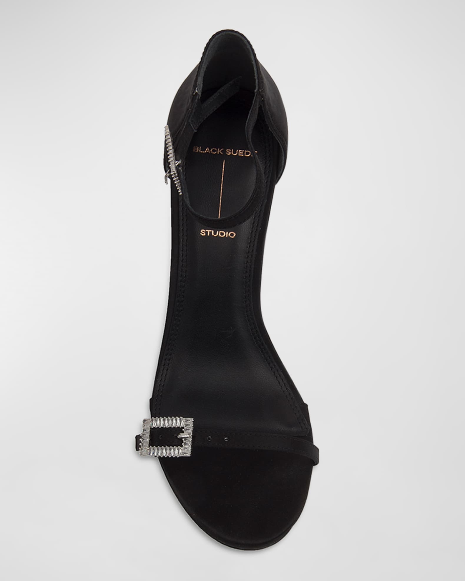 Black Suede Studio Lila Sandals | Neiman Marcus