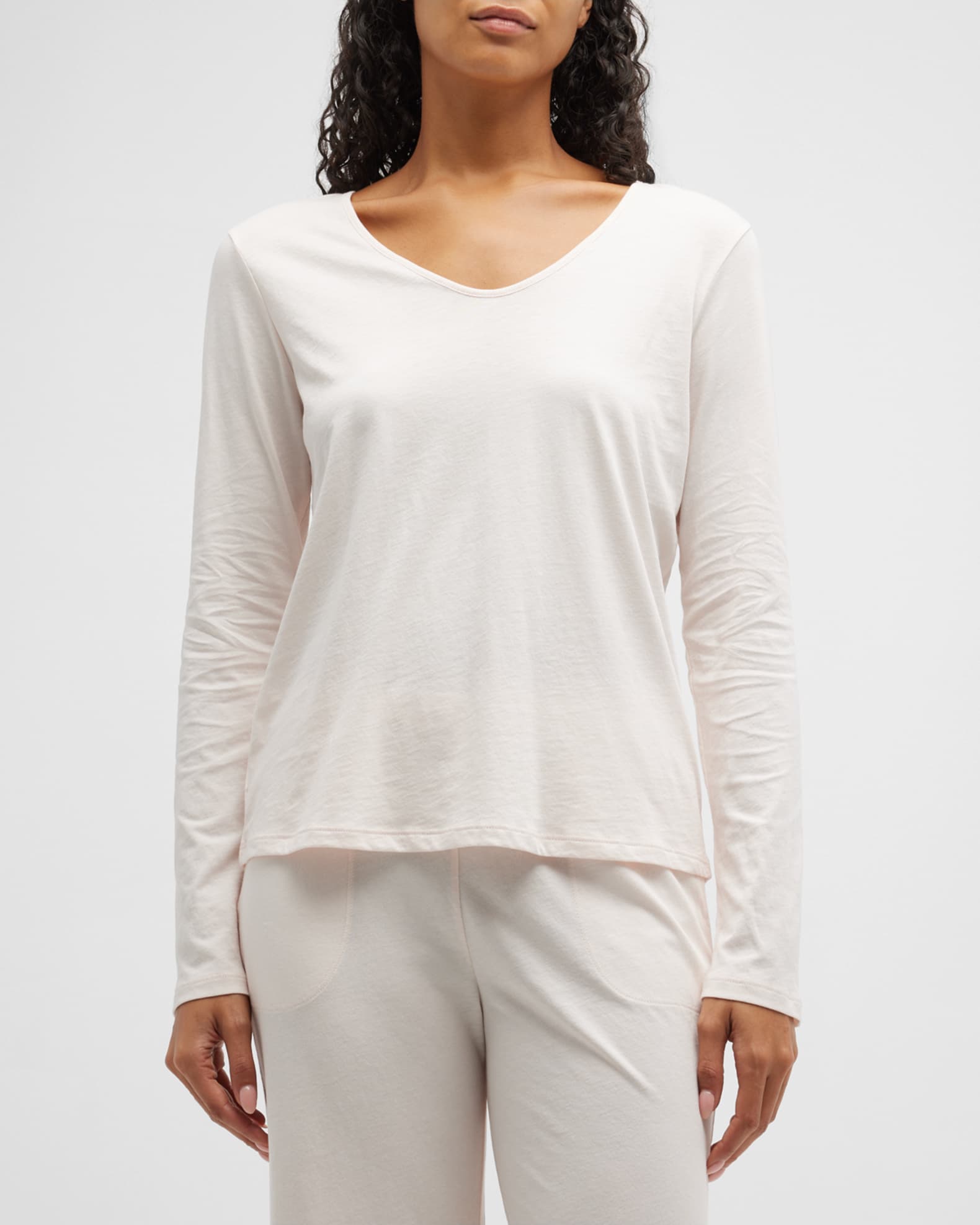 Skin Caleigh Long-Sleeve Jersey Lounge Set | Neiman Marcus