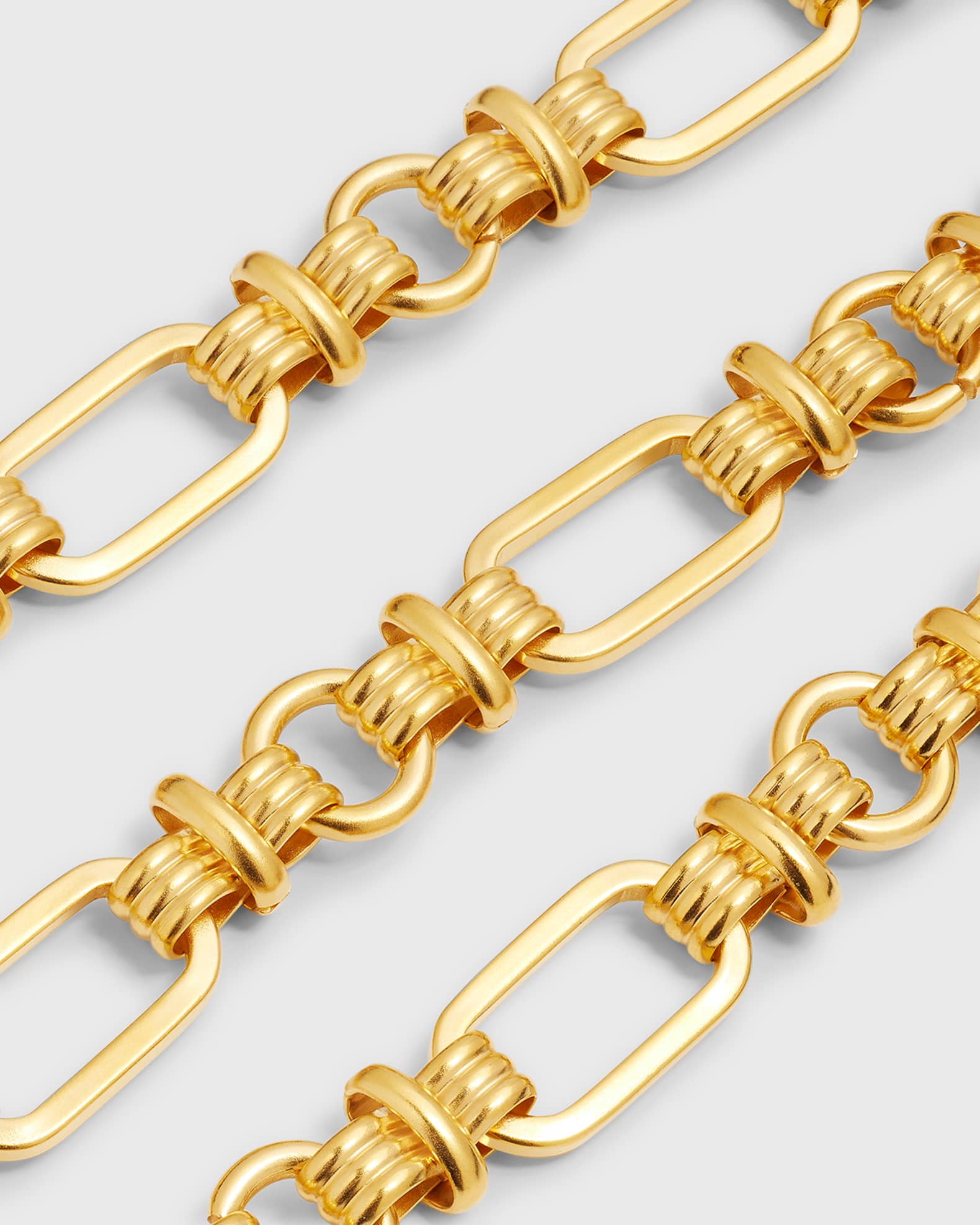 Dina Mackney Nouveau Chain Smooth Link Necklace with Connectors ...