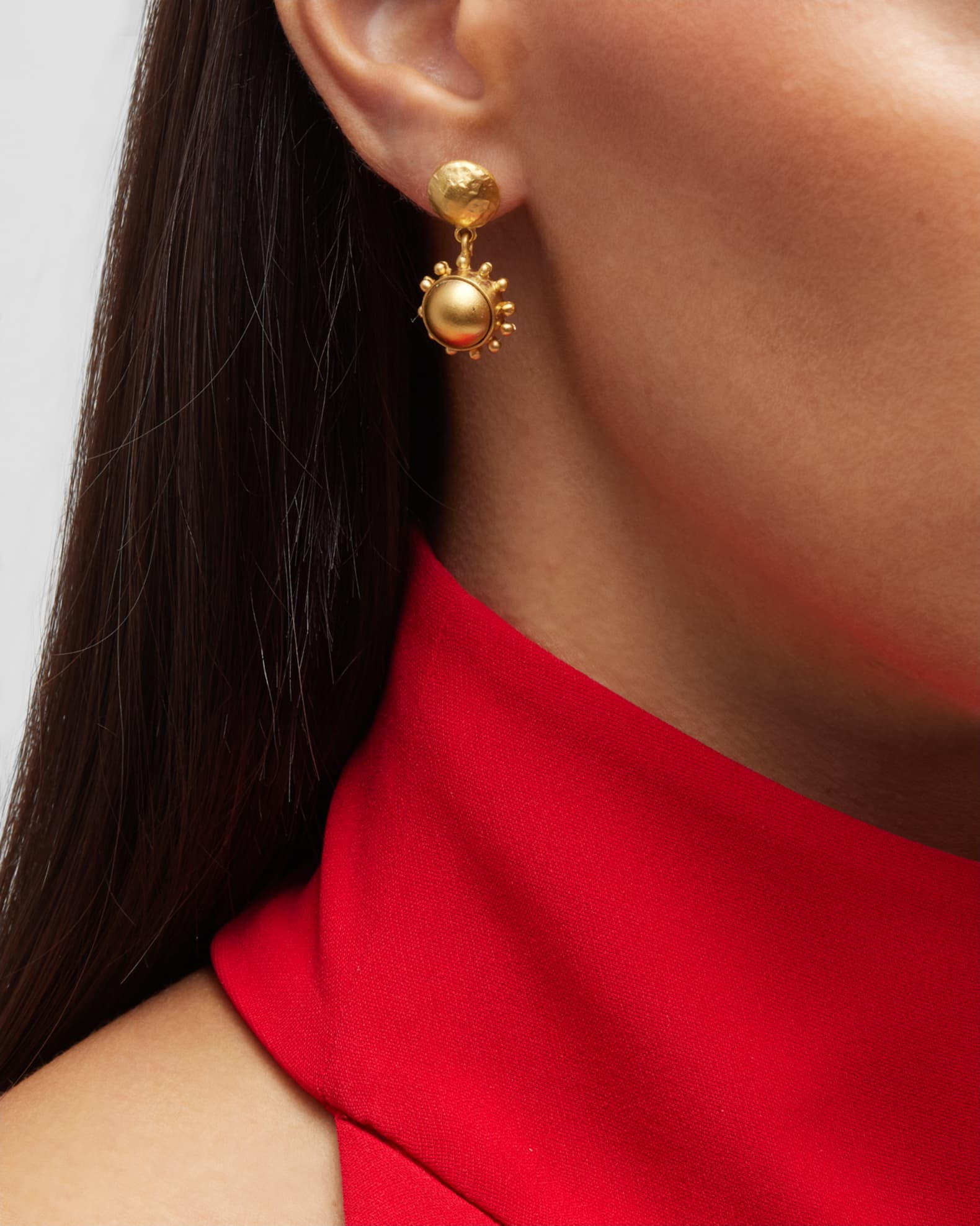 Dina Mackney Pinwheel Double Drop Earrings | Neiman Marcus