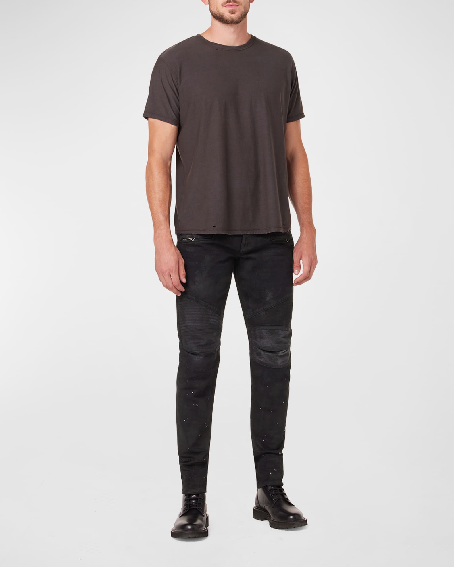 Hudson Men's Blinder Biker V2 Skinny Jeans | Neiman Marcus