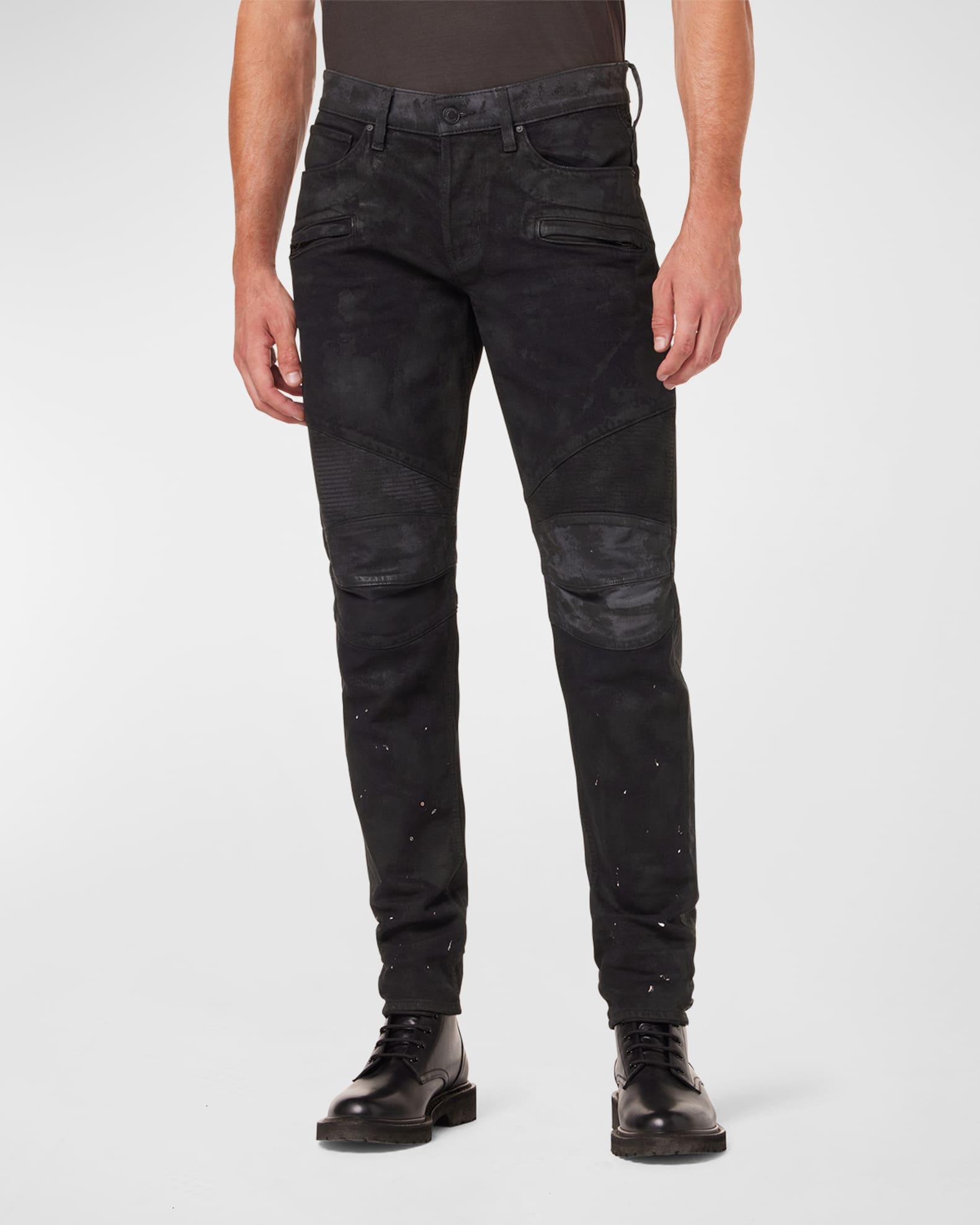Hudson Men's Blinder Biker V2 Skinny Jeans | Neiman Marcus
