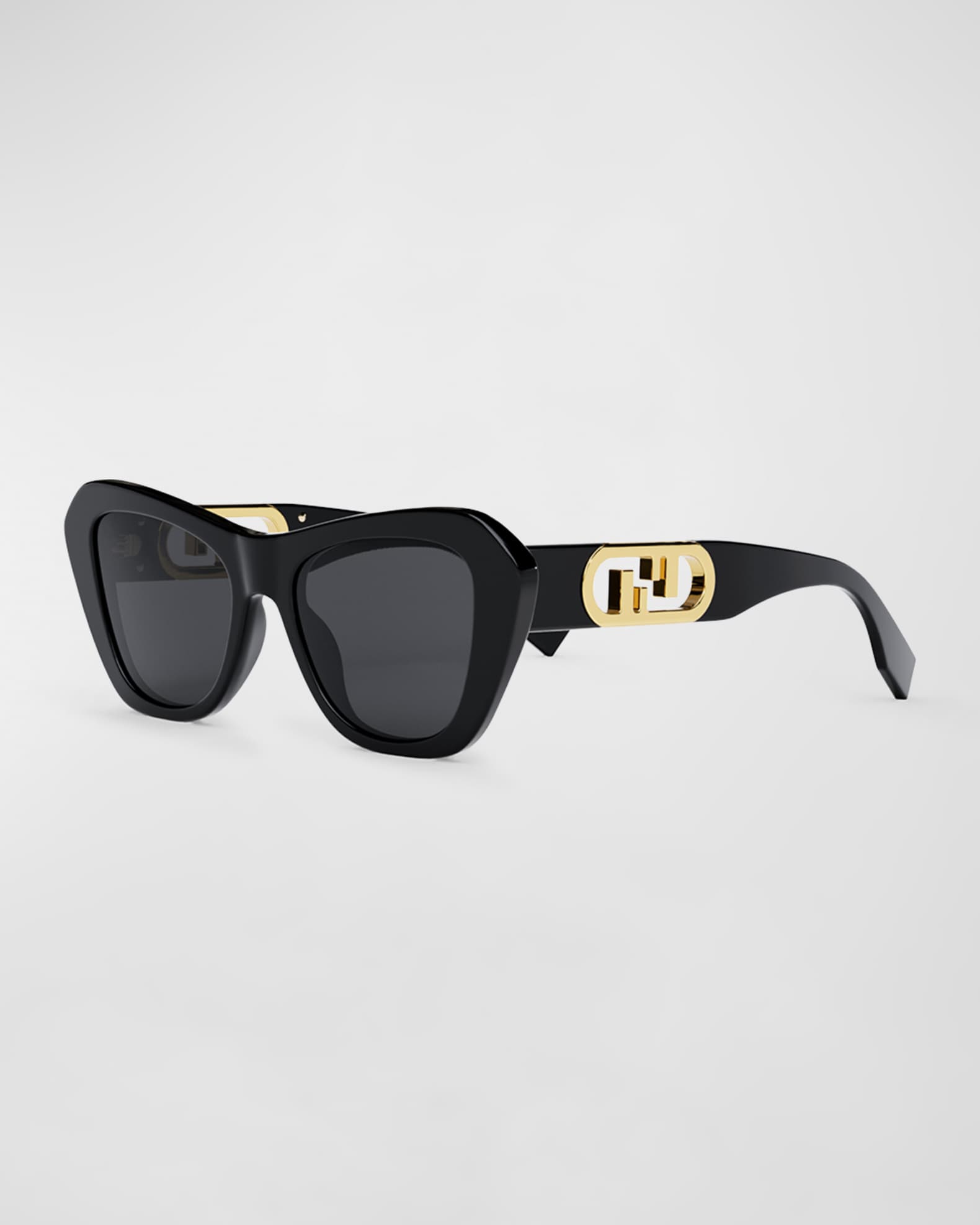 Fendi FF Nylon Cat-Eye Sunglasses | Neiman Marcus