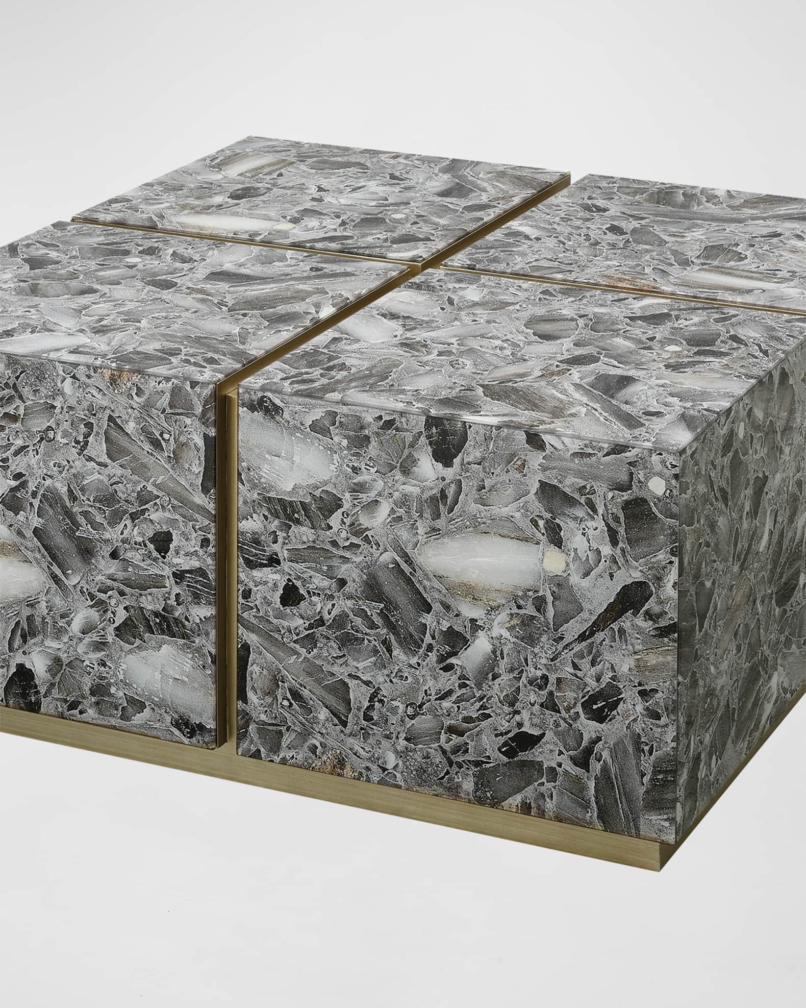 Four Square Agate Coffee Table | Neiman Marcus