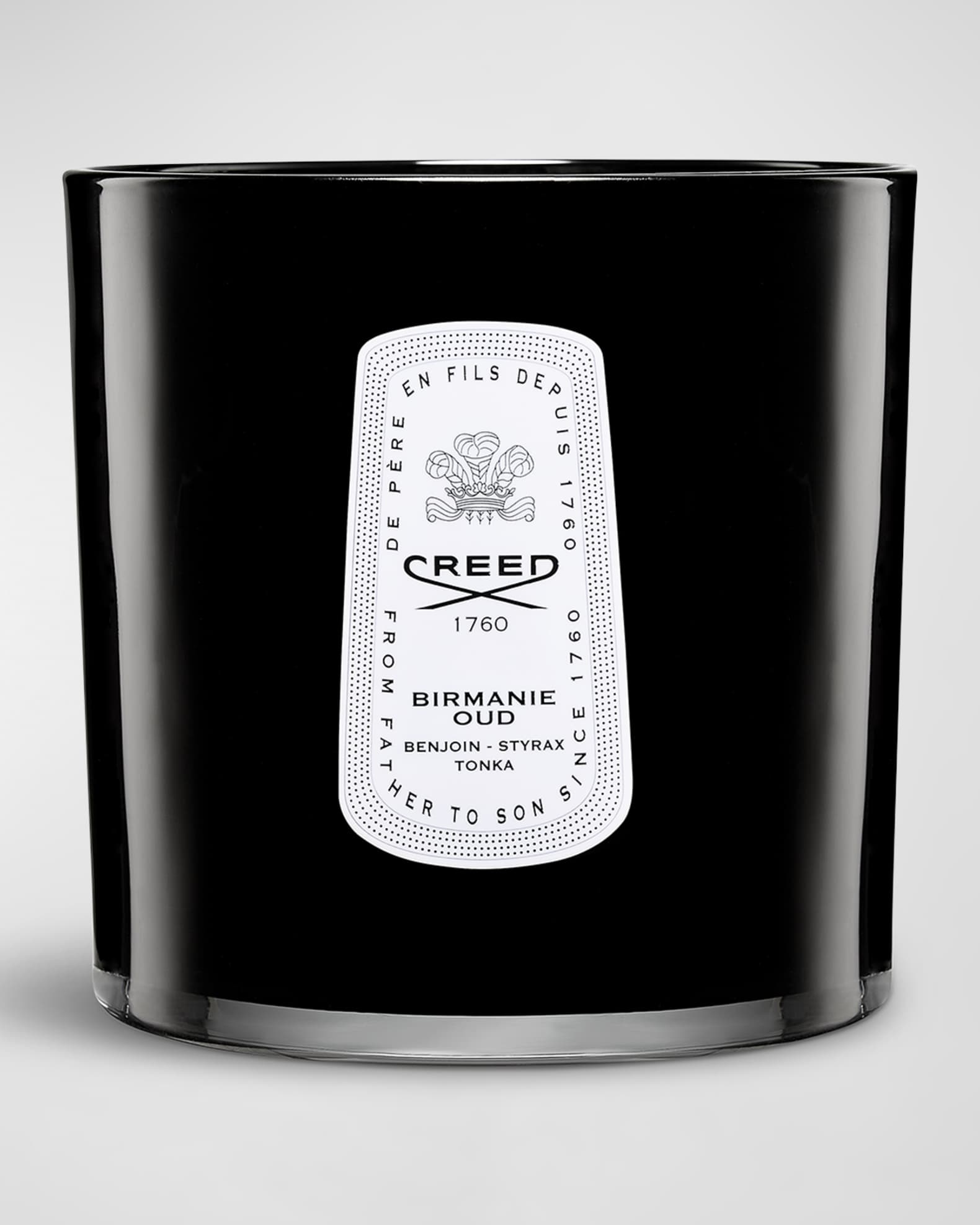 CREED 3.7 lb. Birmanie Oud Large Leather Candle | Neiman Marcus