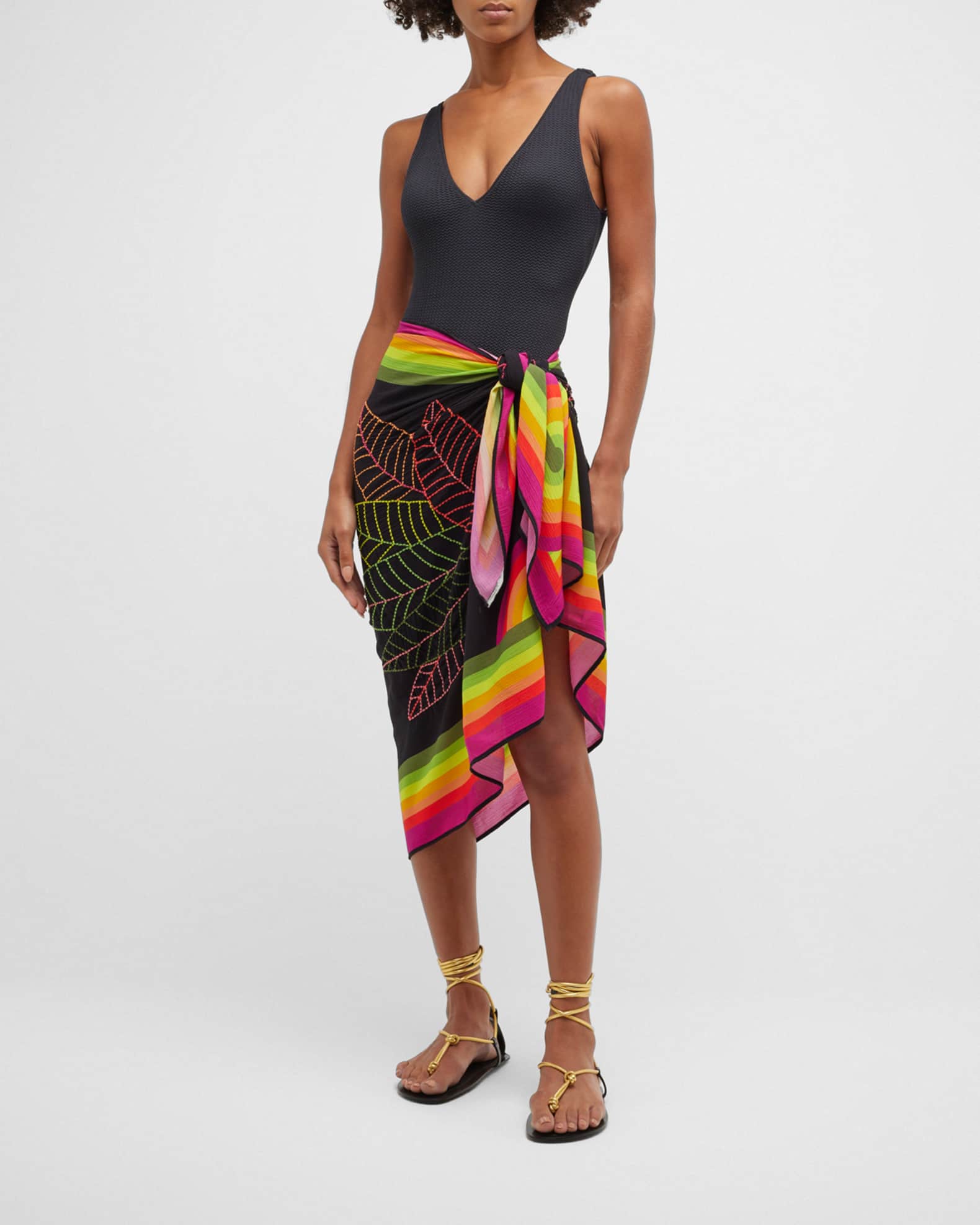Trina Turk Rainforest Pareo Coverup | Neiman Marcus