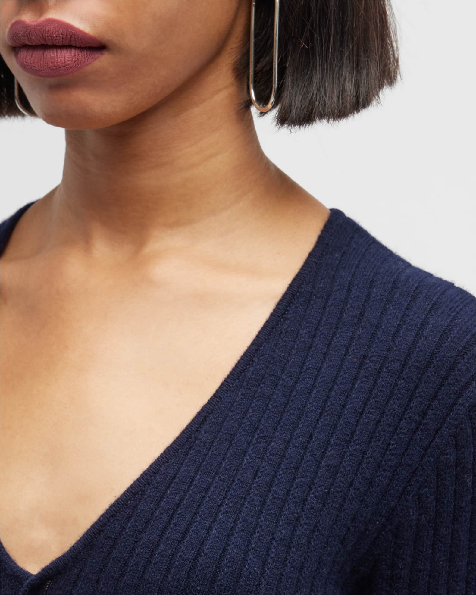 Lisa Yang Lilo V-Neck Cashmere Maxi Sweater Dress | Neiman Marcus