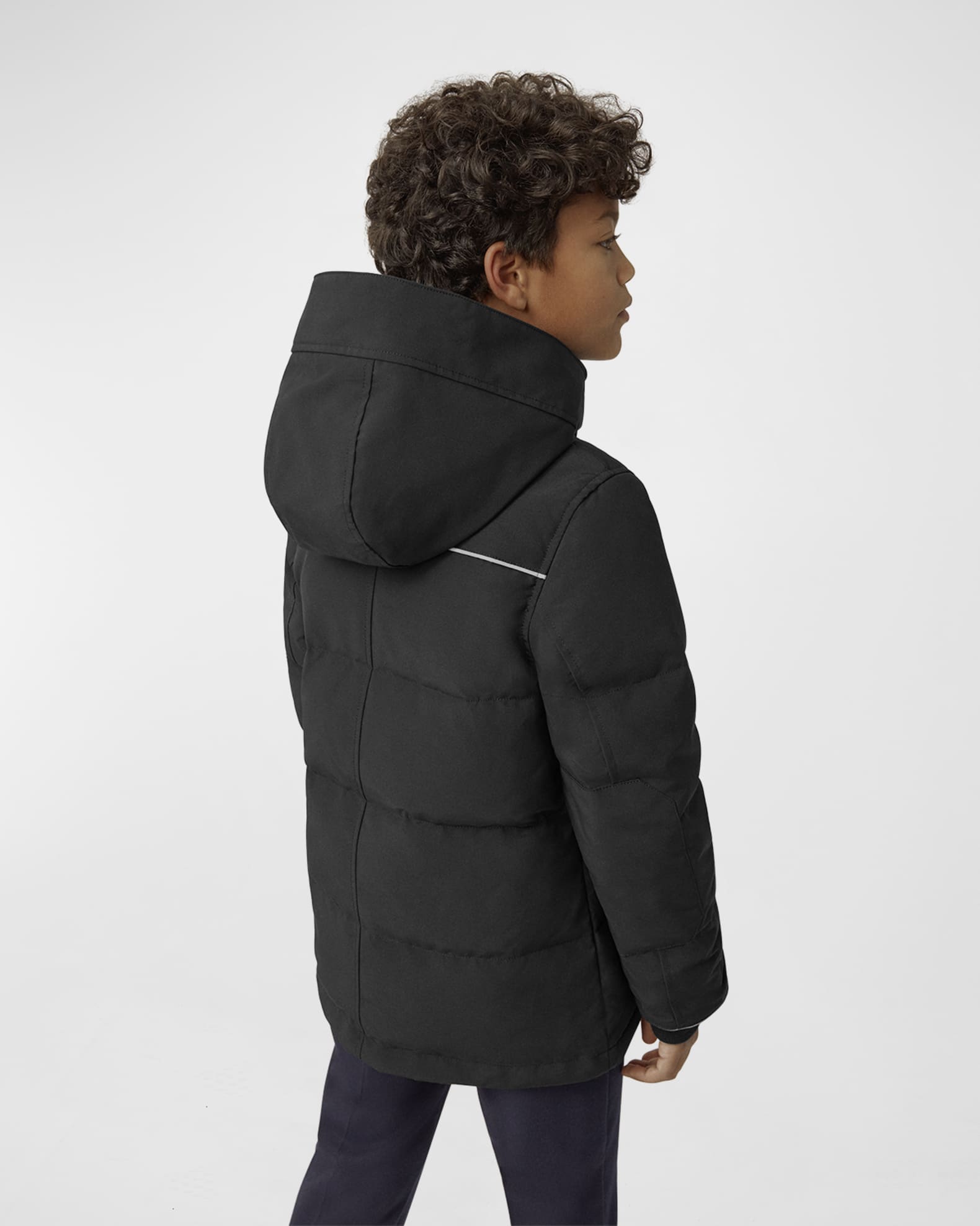 Canada Goose Kid's Eakin Hooded Parka, Size S-XL | Neiman Marcus