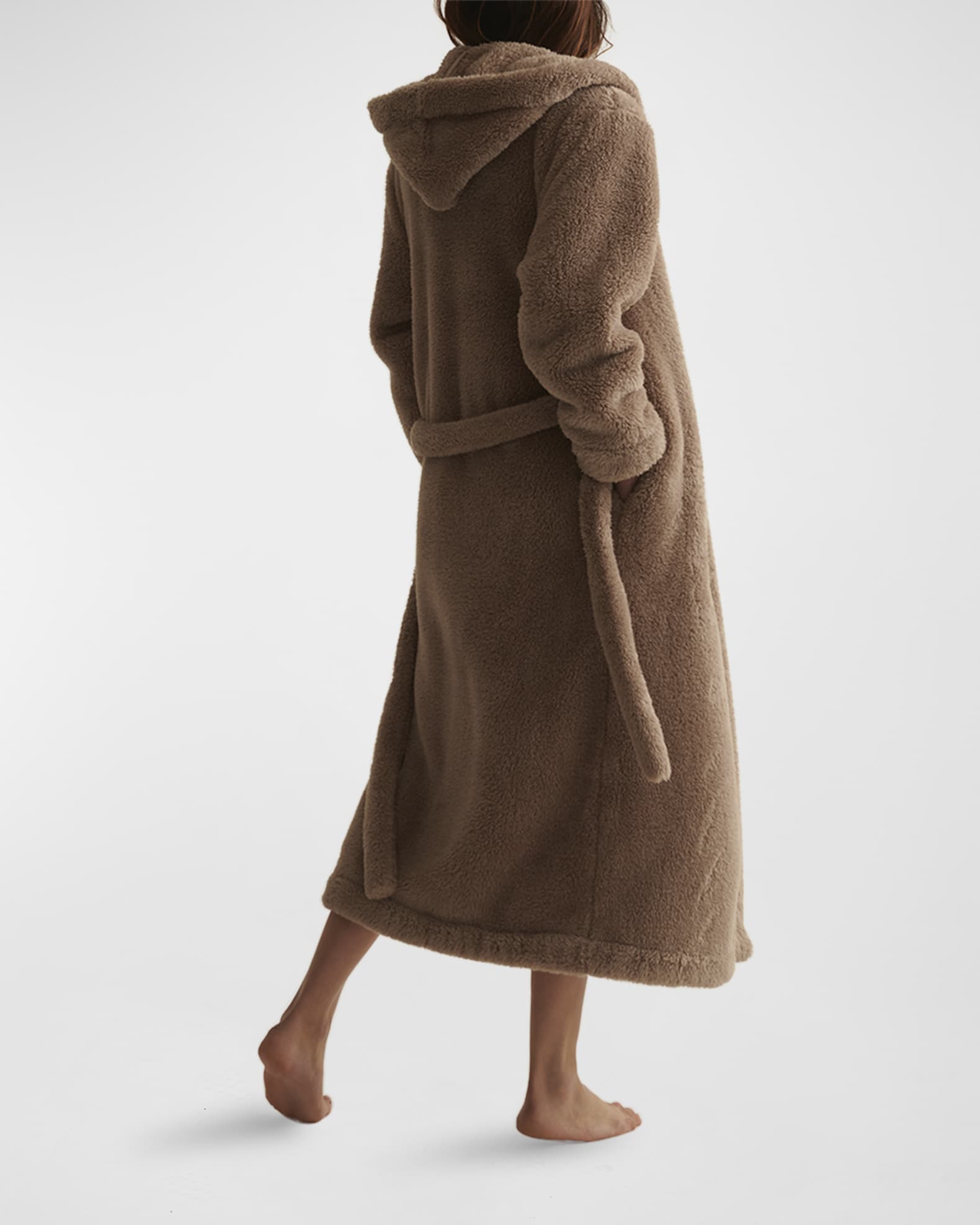 Skin Wynter Hooded Recycled Polyester Robe | Neiman Marcus