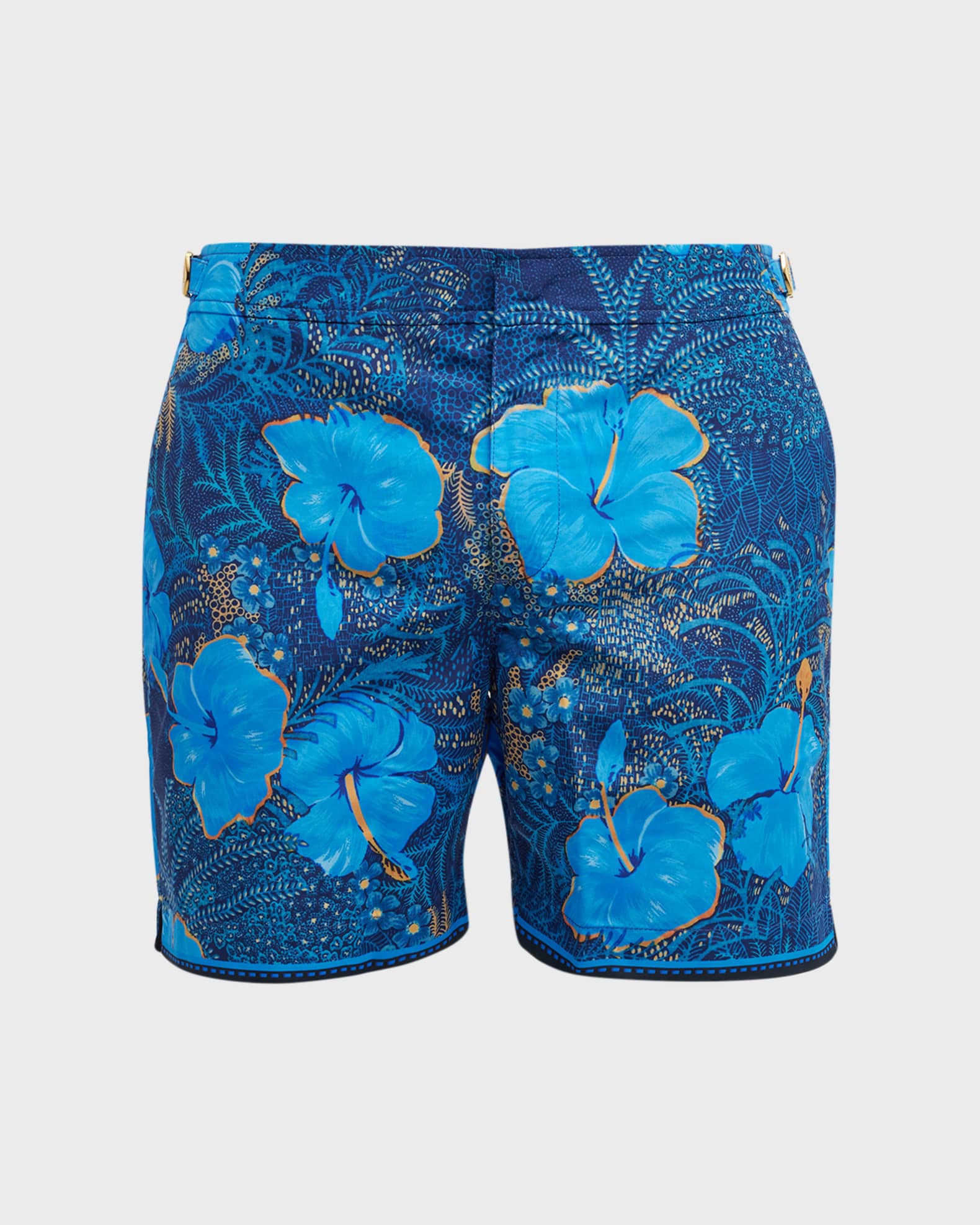 Orlebar Brown Men's Bulldog Tropic Nightfall Swim Shorts | Neiman Marcus