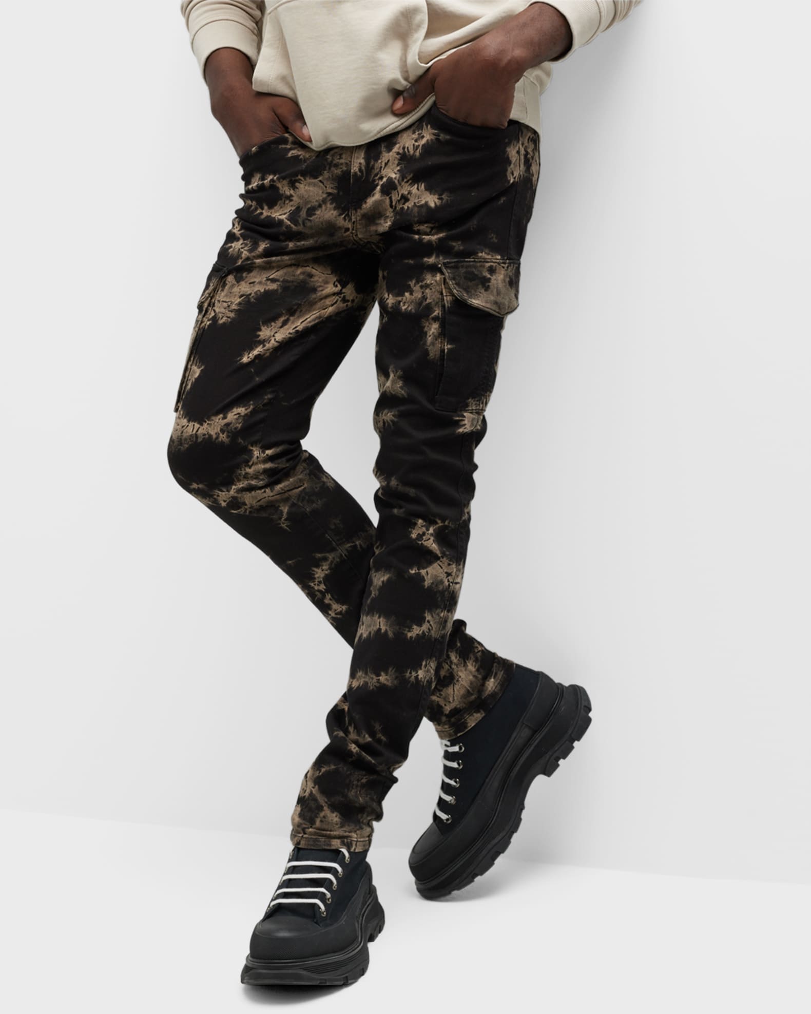 monfrere Men's Preston Tie-Dye Cargo Pants | Neiman Marcus