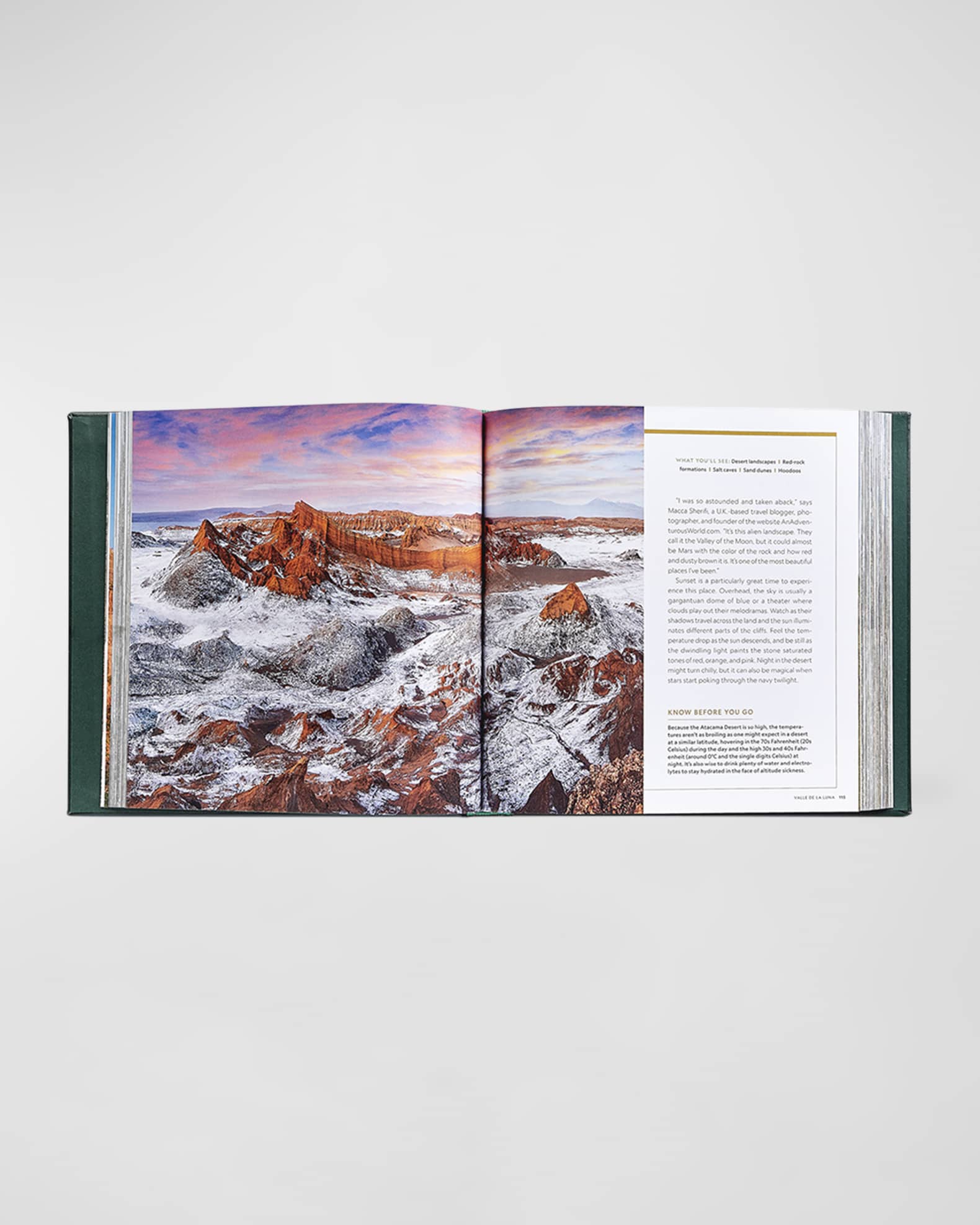 Graphic Image "100 Hikes Of A Lifetime" Leather Bound Book ...