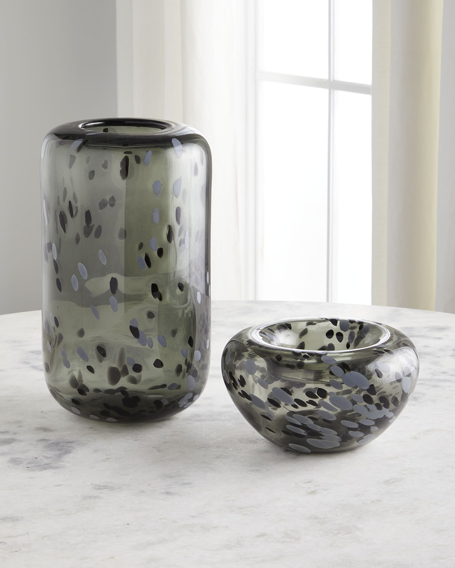 Abstract Speckle Vases | Neiman Marcus