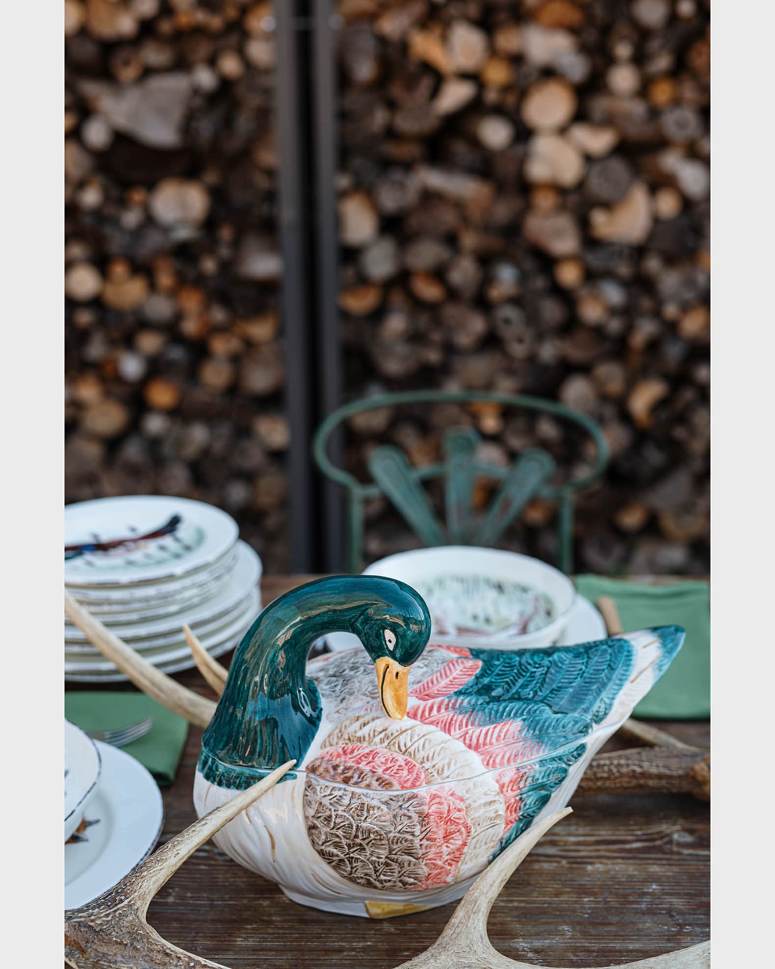Vietri Wildlife Mallard Tureen | Neiman Marcus