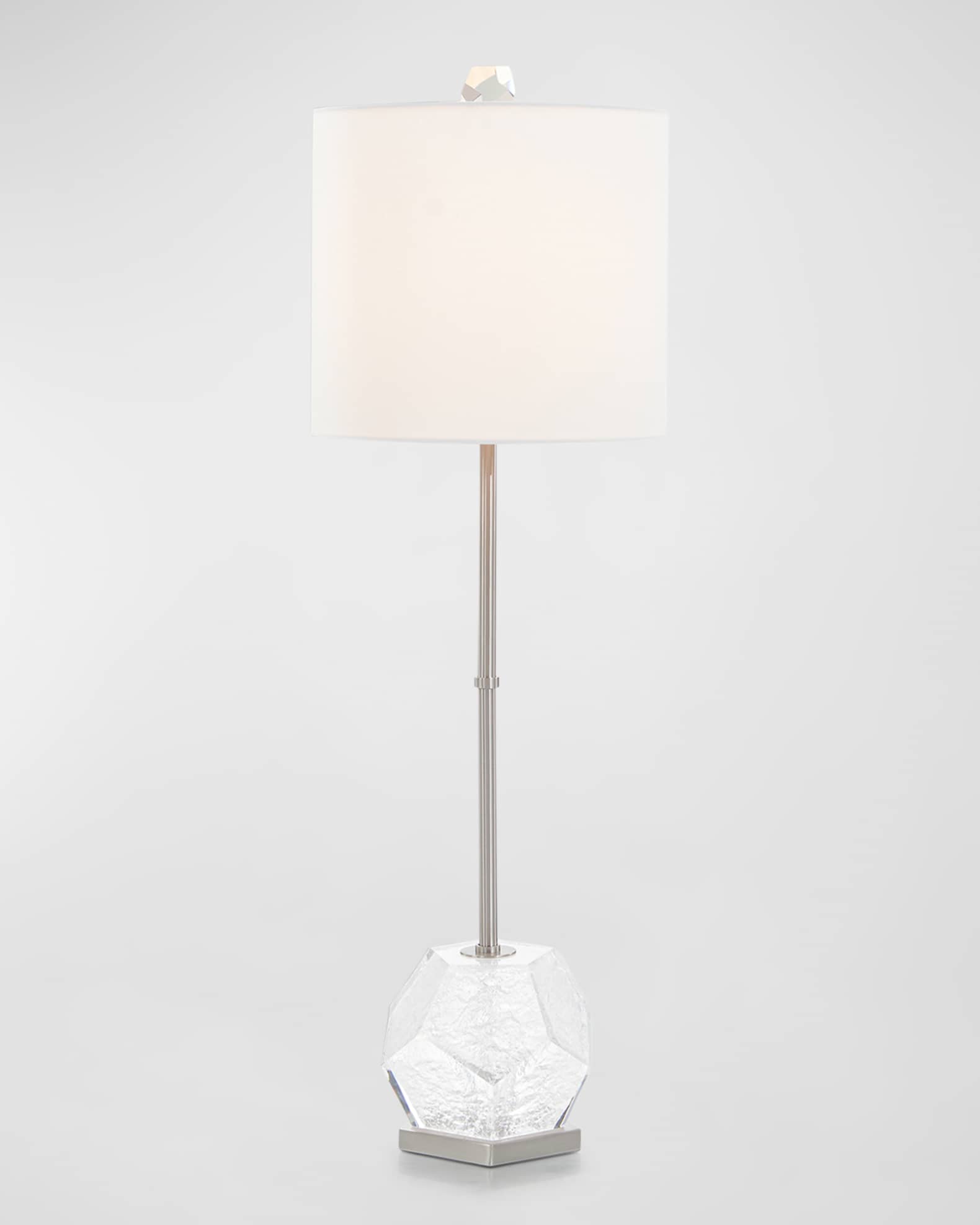 John-Richard Collection Faceted Acrylic Buffet Lamp | Neiman Marcus