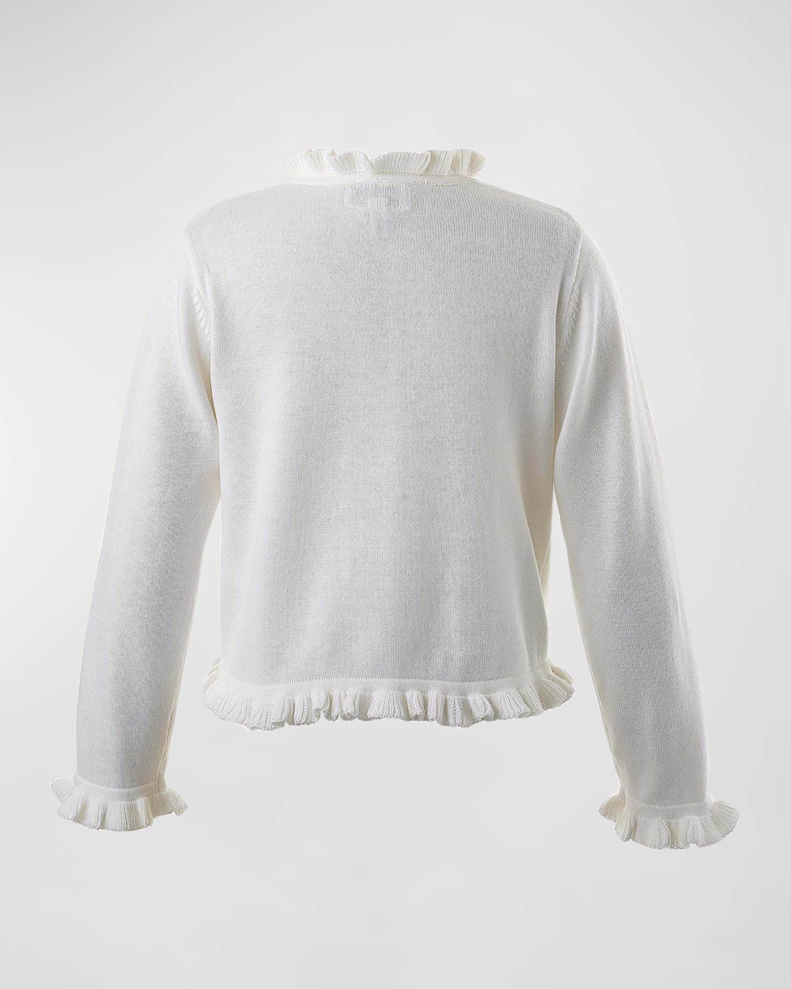 Rachel Riley Girl's Frill Cardigan, Size 2-10 | Neiman Marcus
