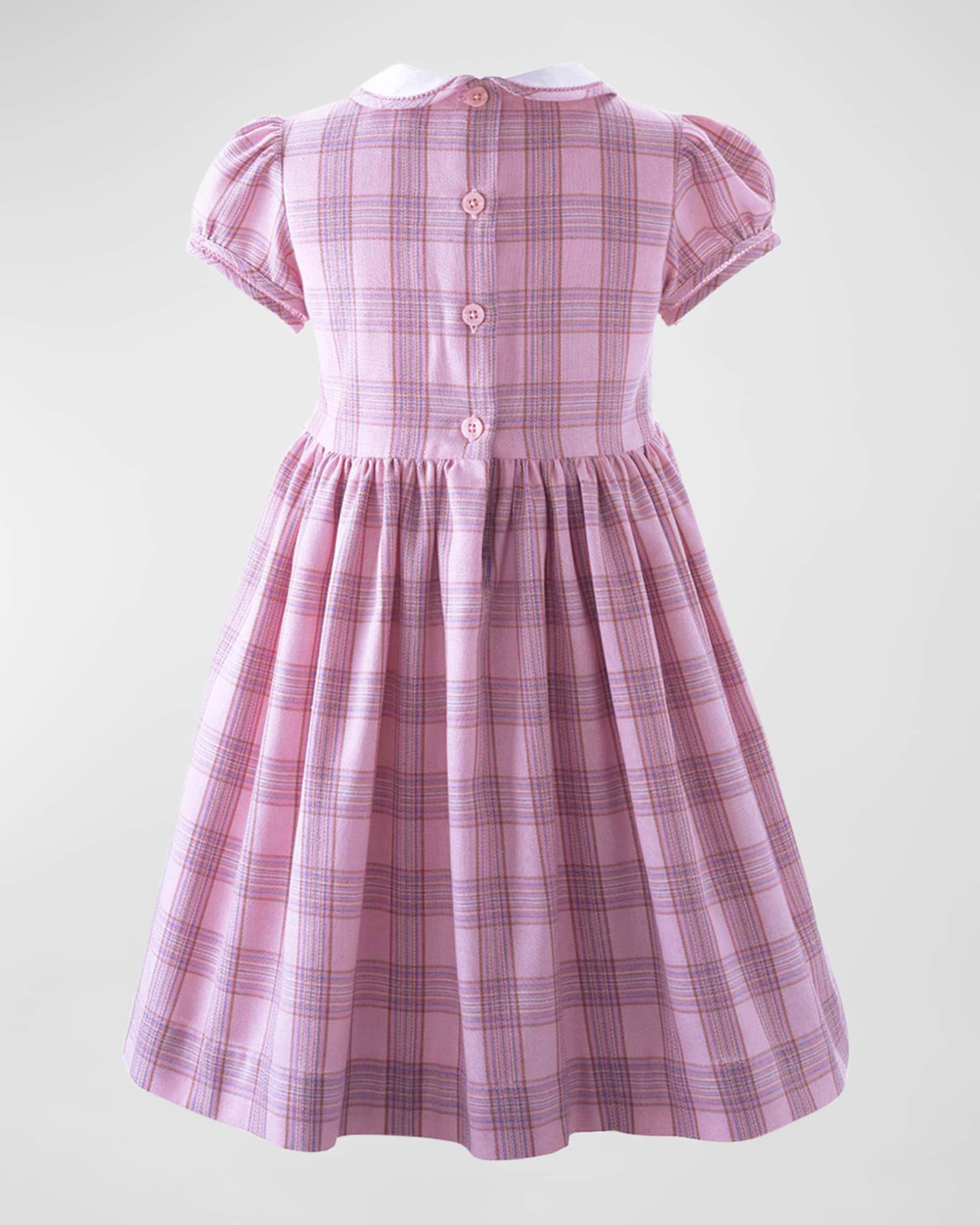 Rachel Riley Girl's Smocked Tartan-Print Dress, Size 2-10 | Neiman Marcus