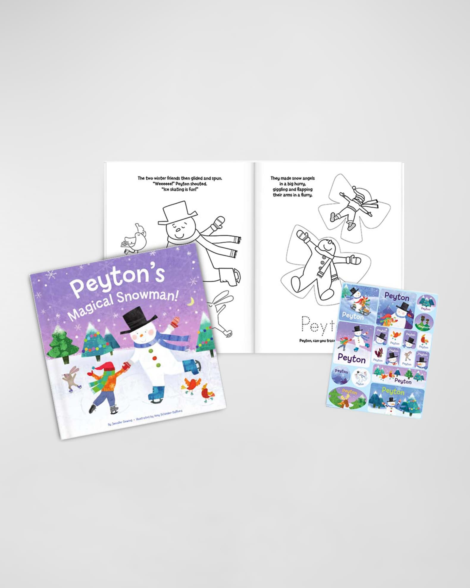 I See Me! My Magical Snowman Personalized Book, Coloring Book And ...