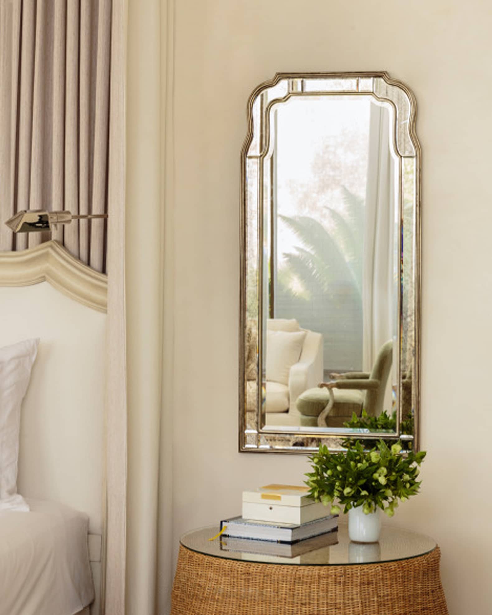 Mirror Home Mirror Framed Queen Anne Mirror | Neiman Marcus