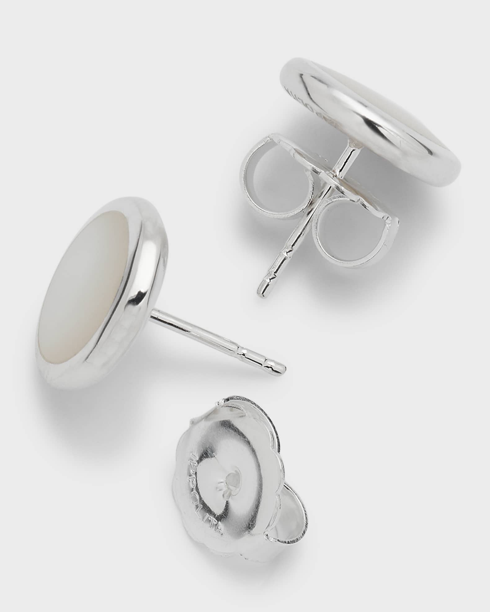 Ippolita Small Flat Stud in Sterling Silver | Neiman Marcus