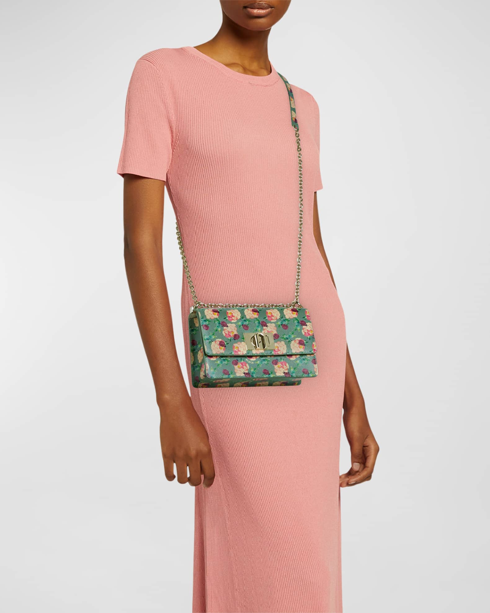 Furla 1927 Mini Ladybug and Flower Printed Crossbody Bag | Neiman Marcus
