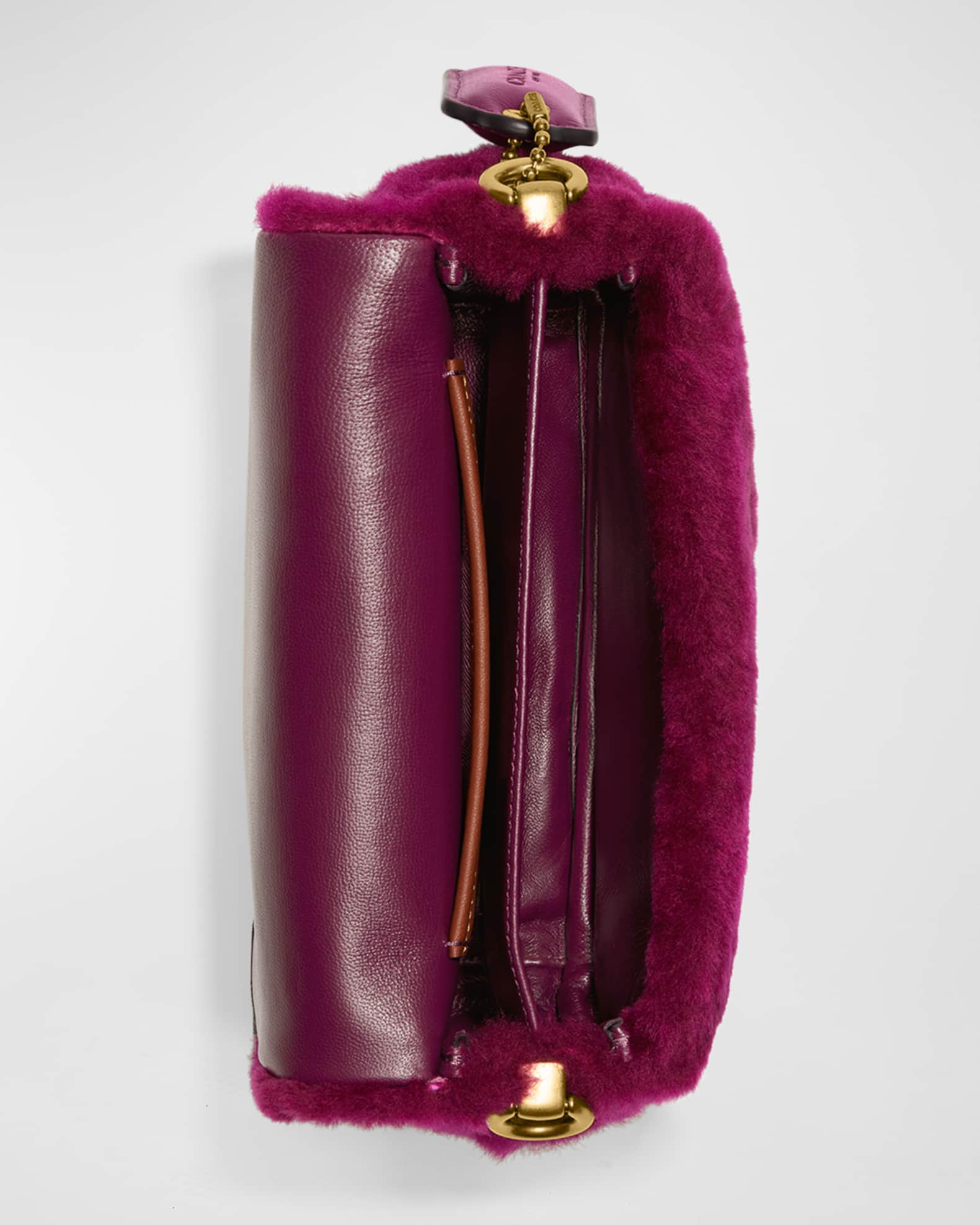 Coach Tabby Pillow Shearling Shoulder Bag | Neiman Marcus