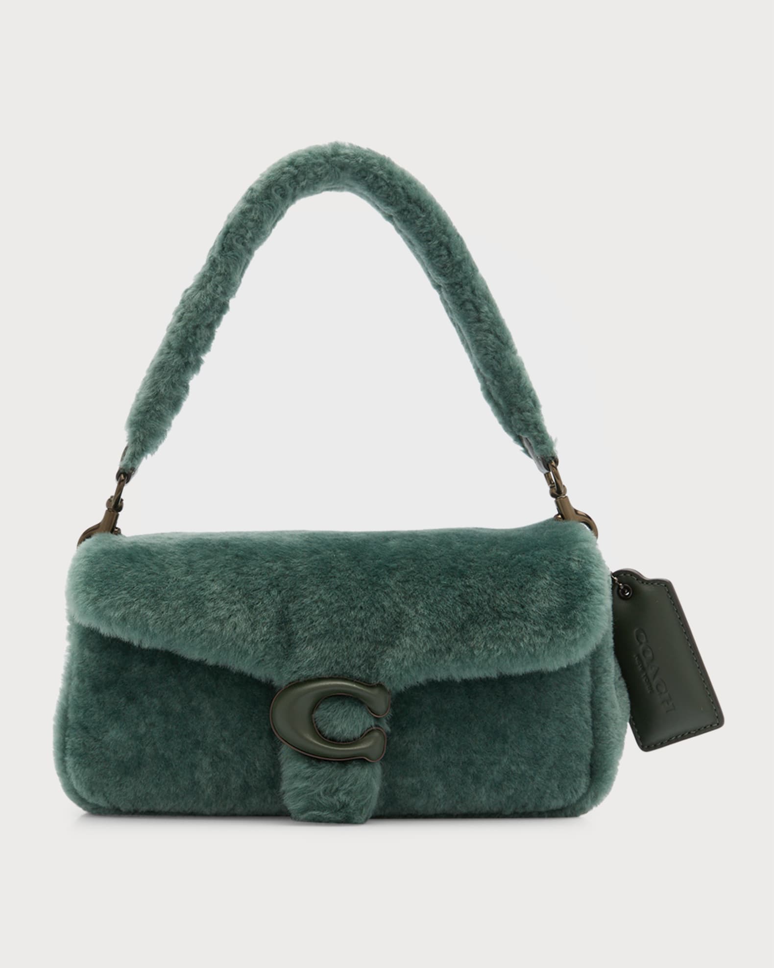 Coach Tabby Pillow Shearling Shoulder Bag | Neiman Marcus