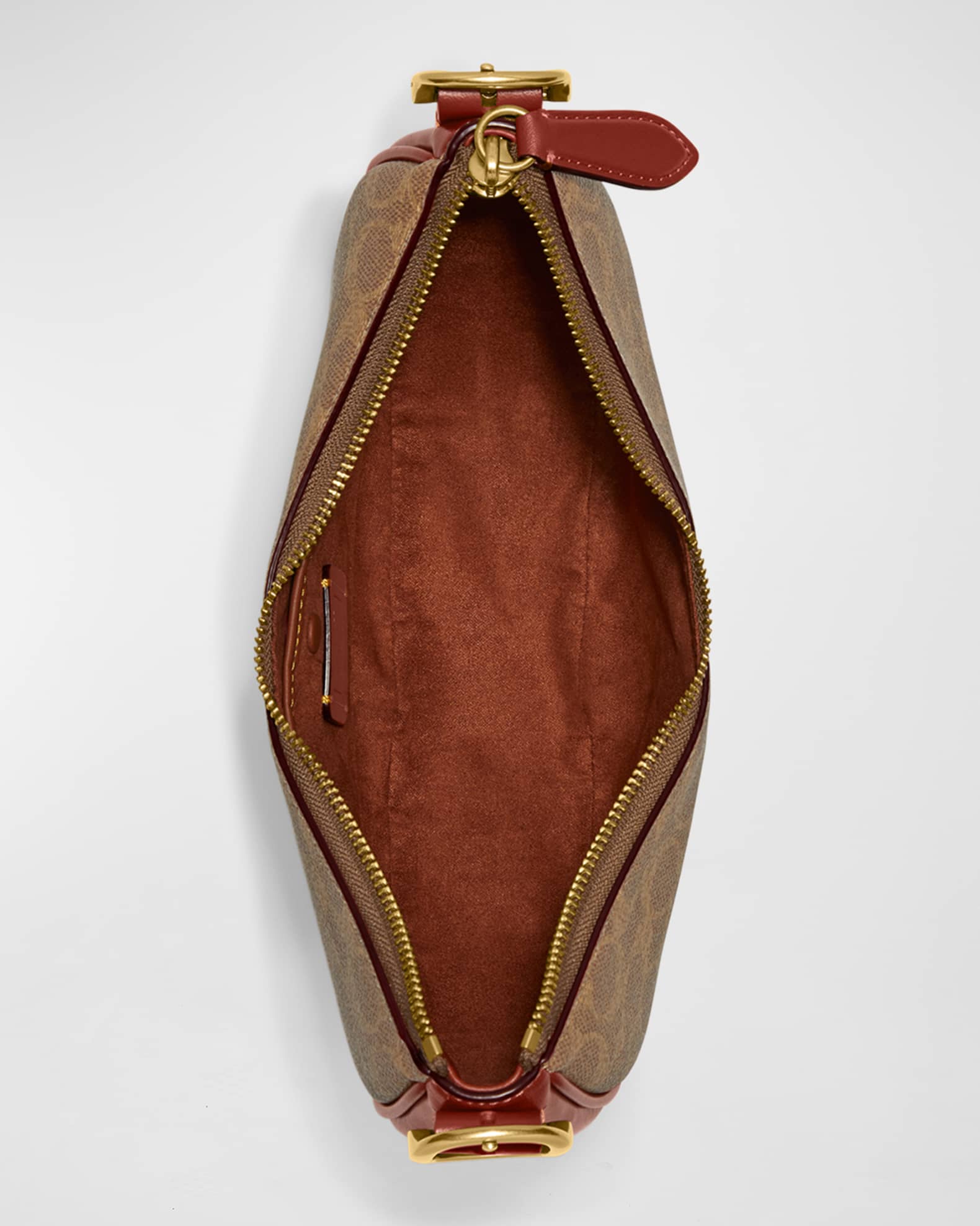 Coach Luna Signature Coated Canvas Shoulder Bag | Neiman Marcus