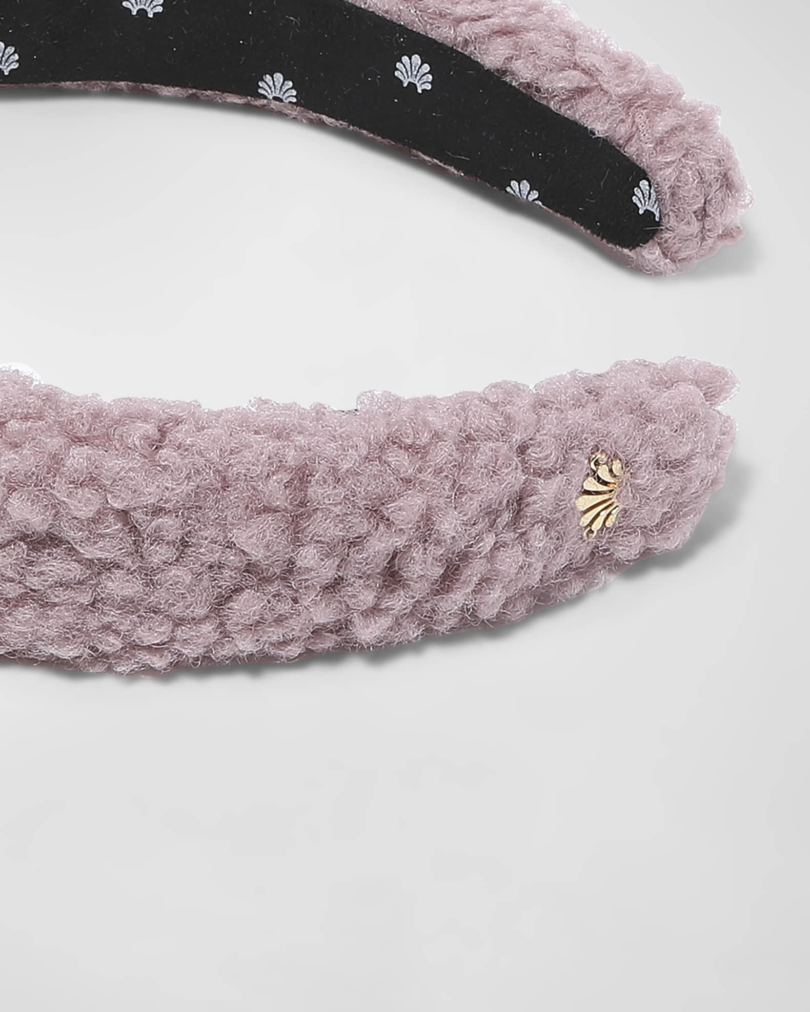 Lele Sadoughi Faux Shearling Alice Headband | Neiman Marcus