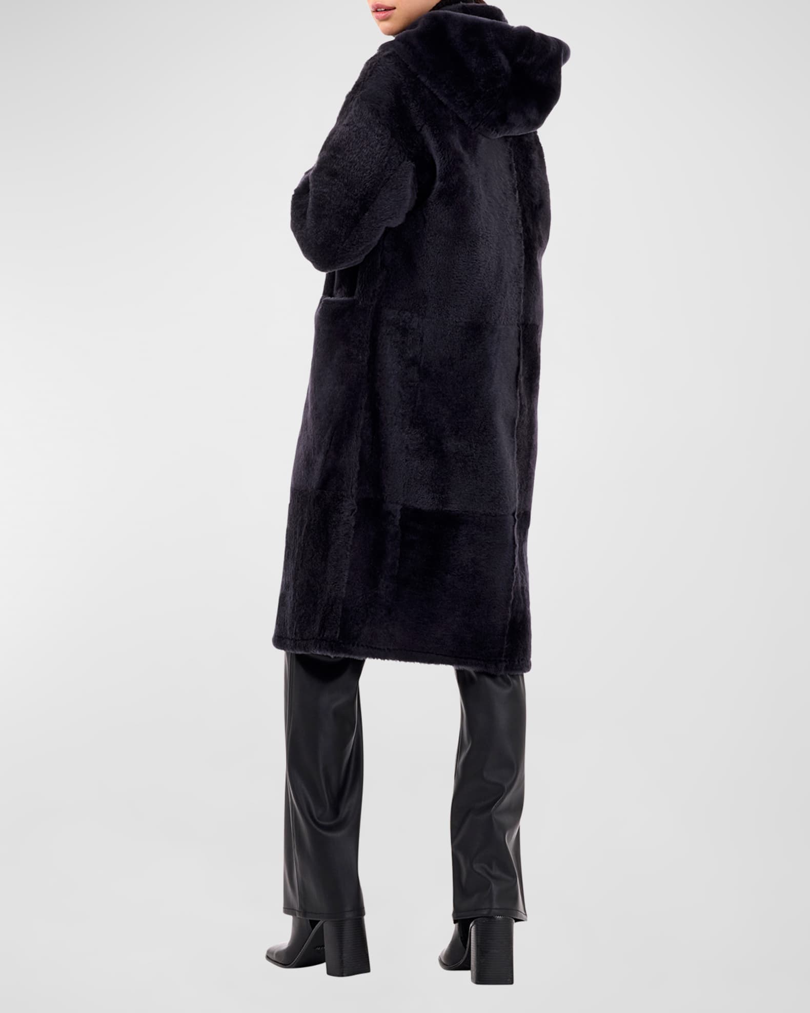 Gorski Reversible Lamb Shearling Parka Jacket | Neiman Marcus