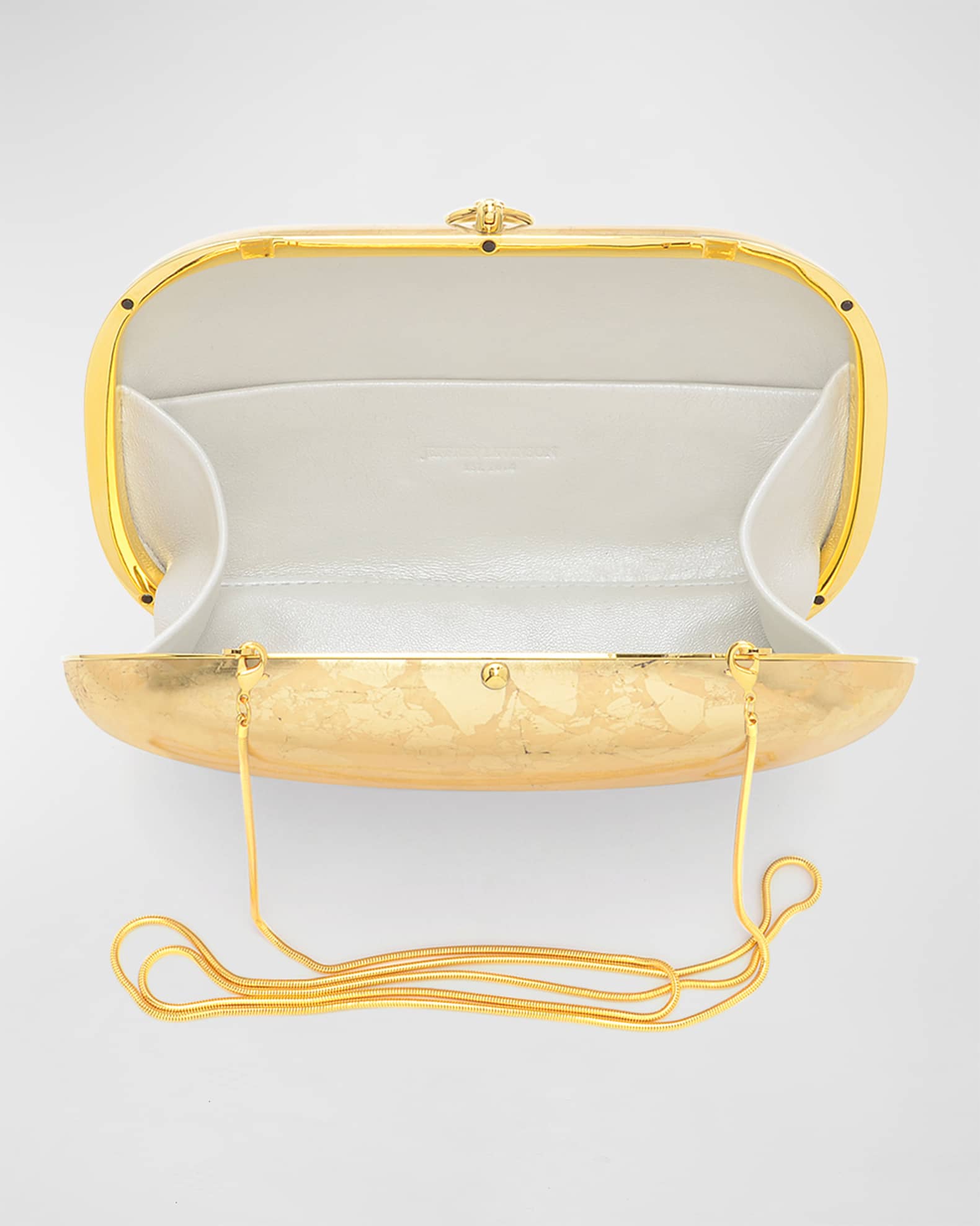 Jeffrey Levinson Elina Plus Metallic Clutch Bag | Neiman Marcus