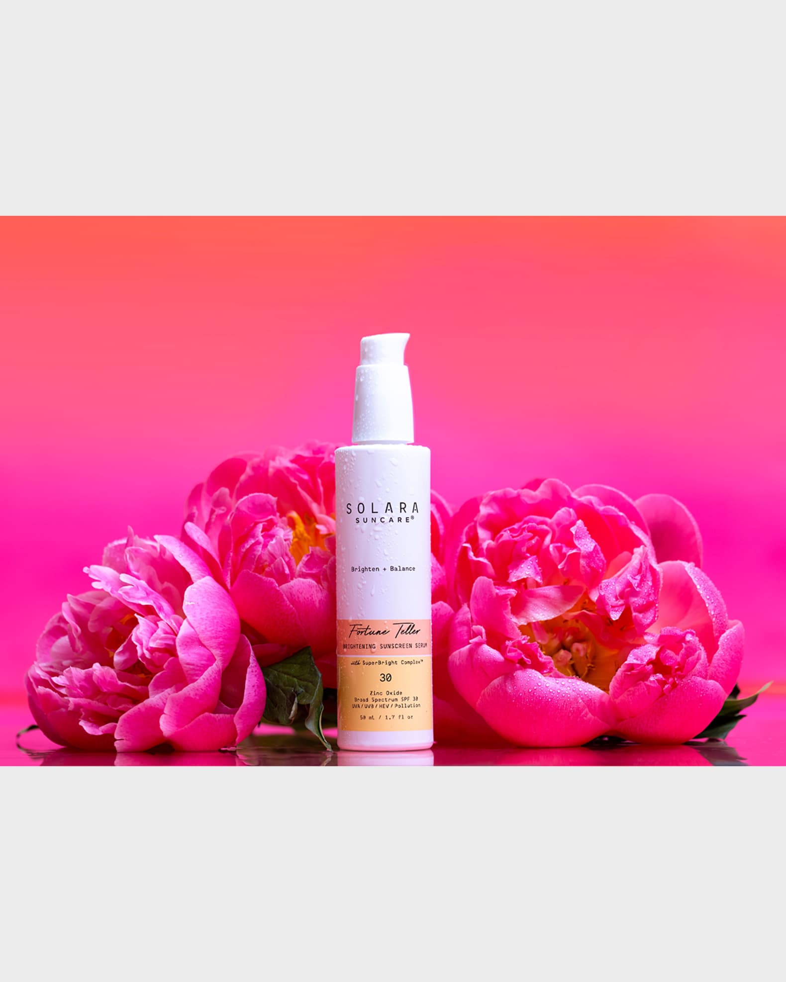 Solara Suncare Fortune Teller Brightening Mineral Sunscreen Serum SPF ...