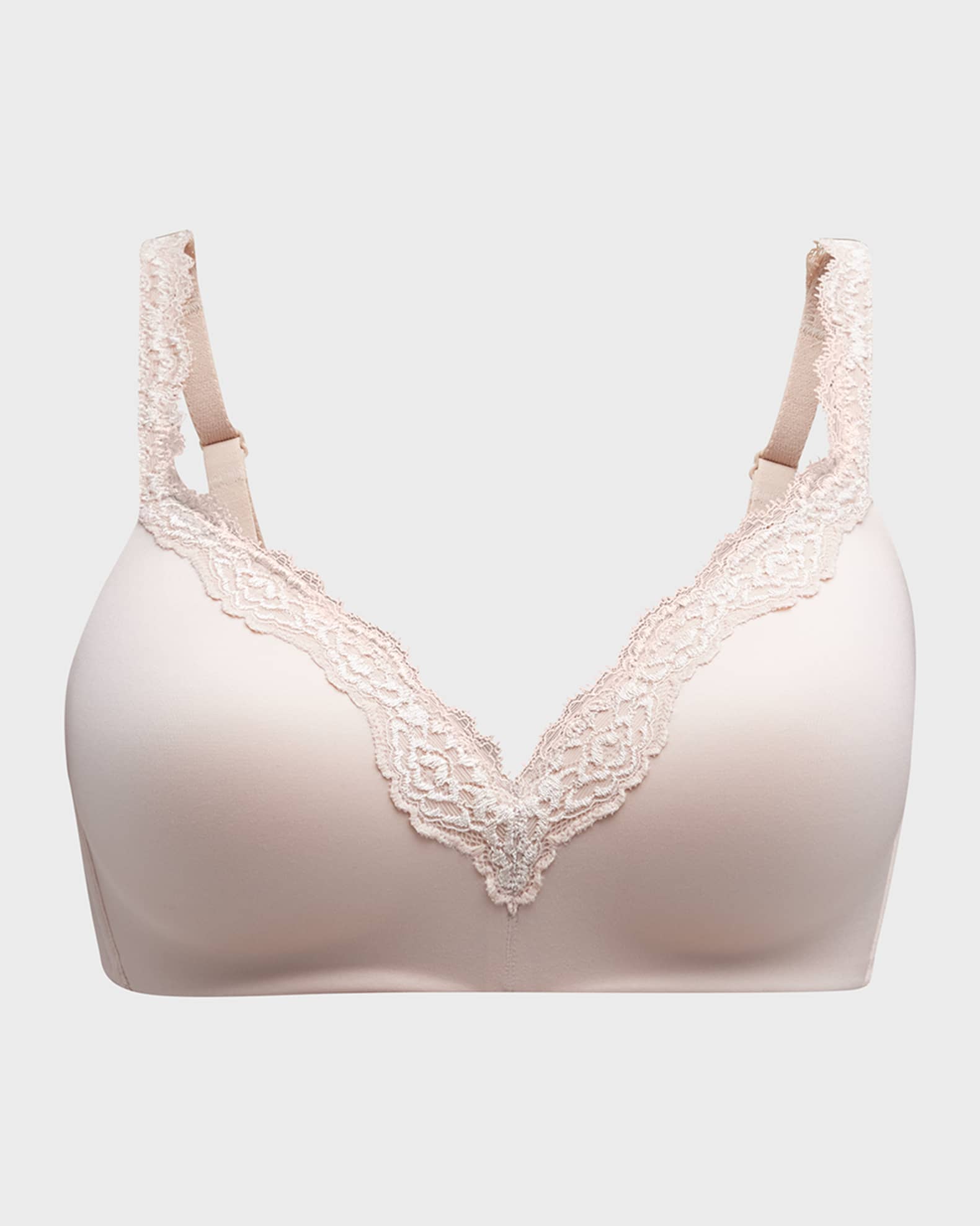 Wacoal Softly Styled Lace-Trim Contour Bra | Neiman Marcus