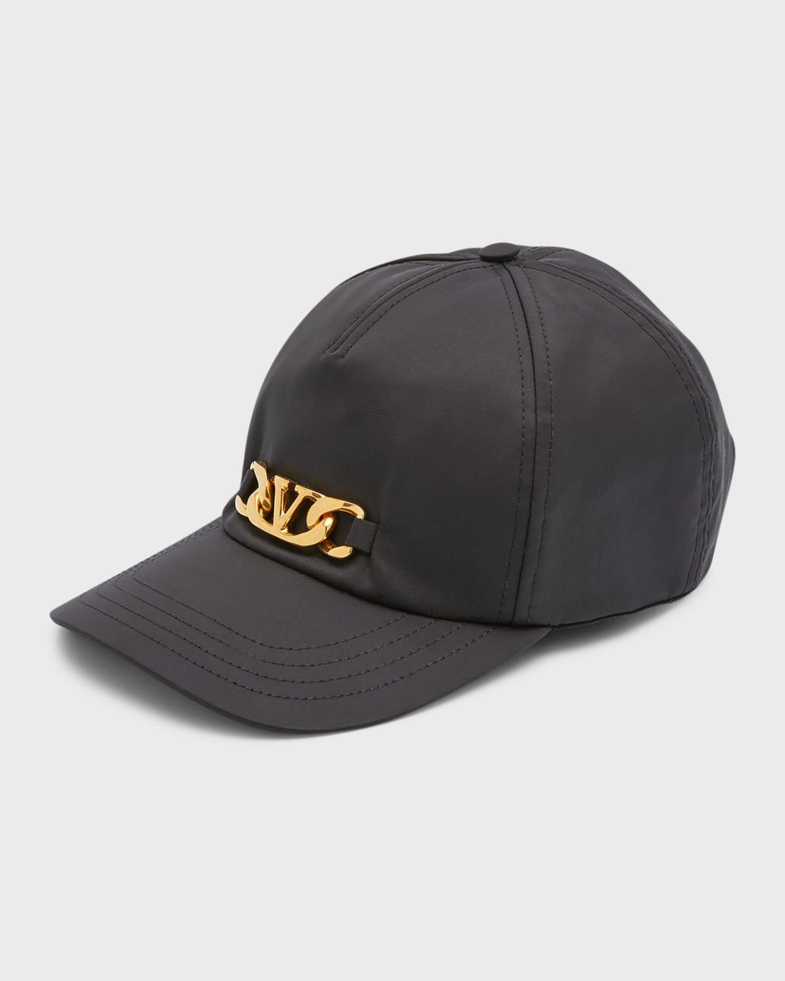 Valentino Garavani V-Logo Chain Baseball Cap | Neiman Marcus