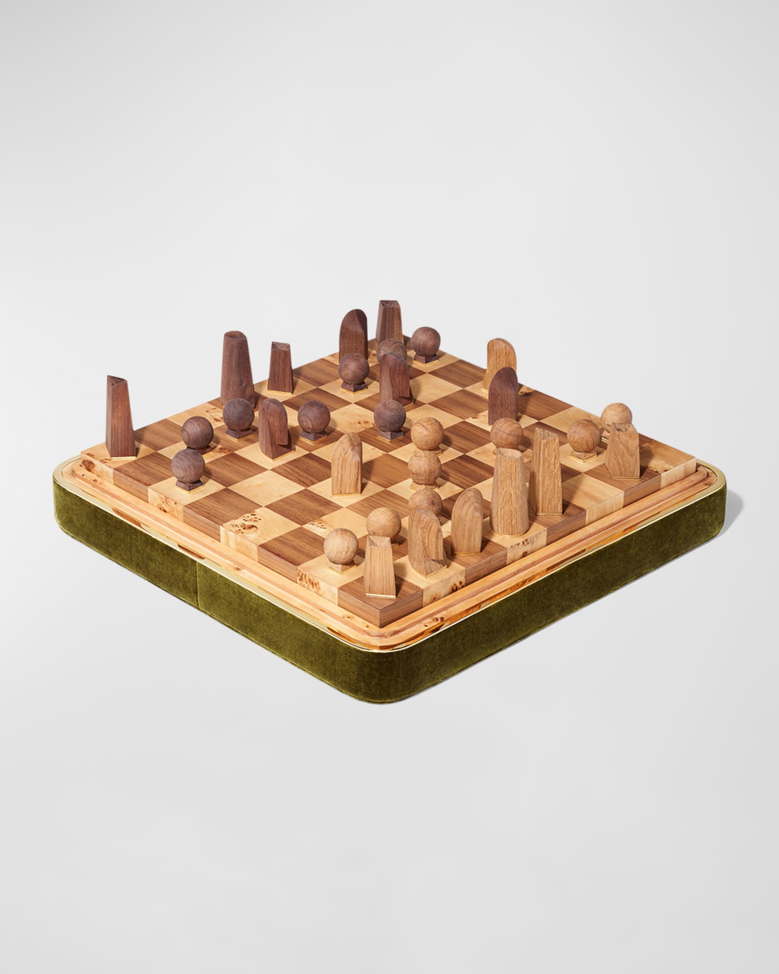 AERIN Velvet Chess Set | Neiman Marcus