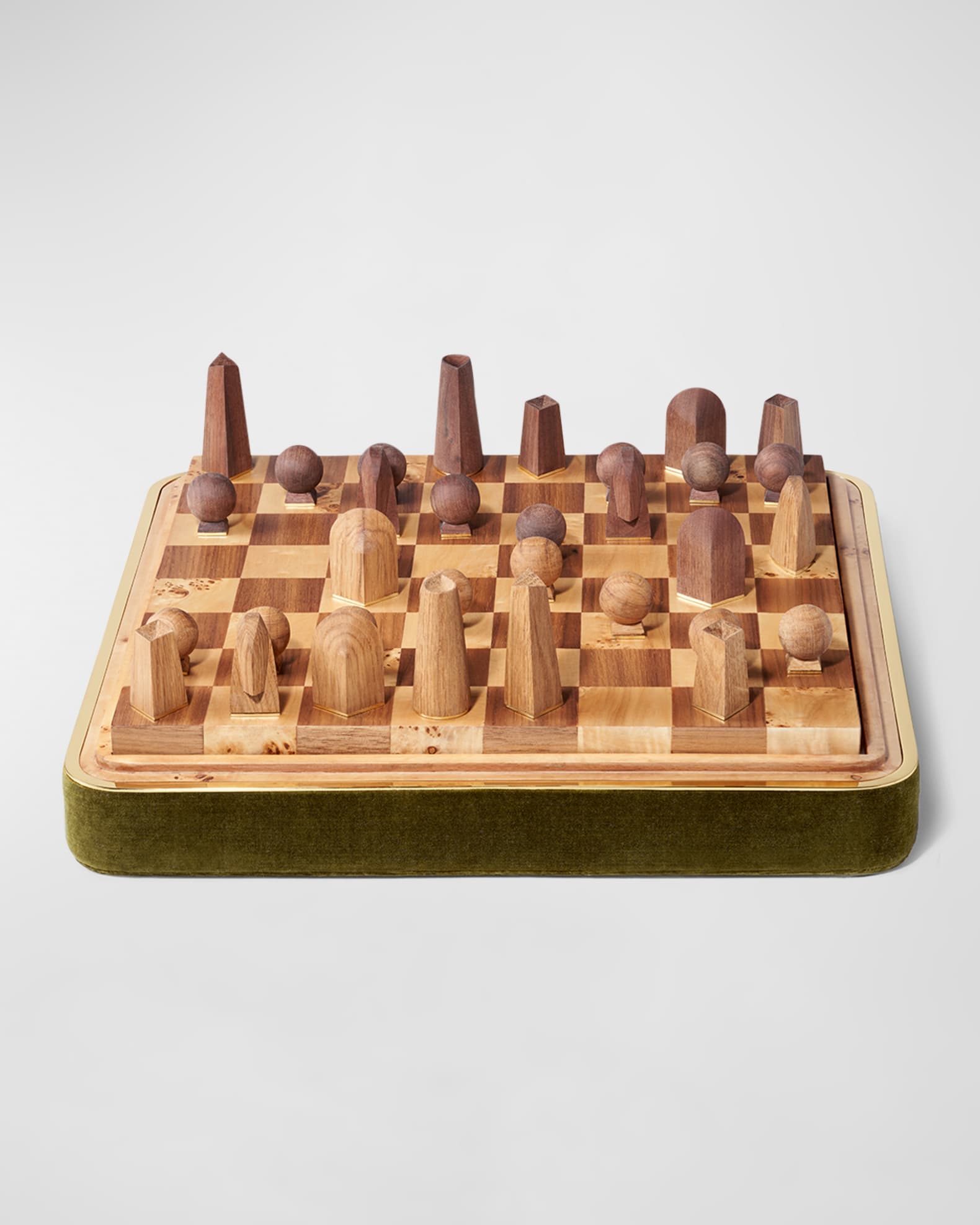 AERIN Velvet Chess Set | Neiman Marcus