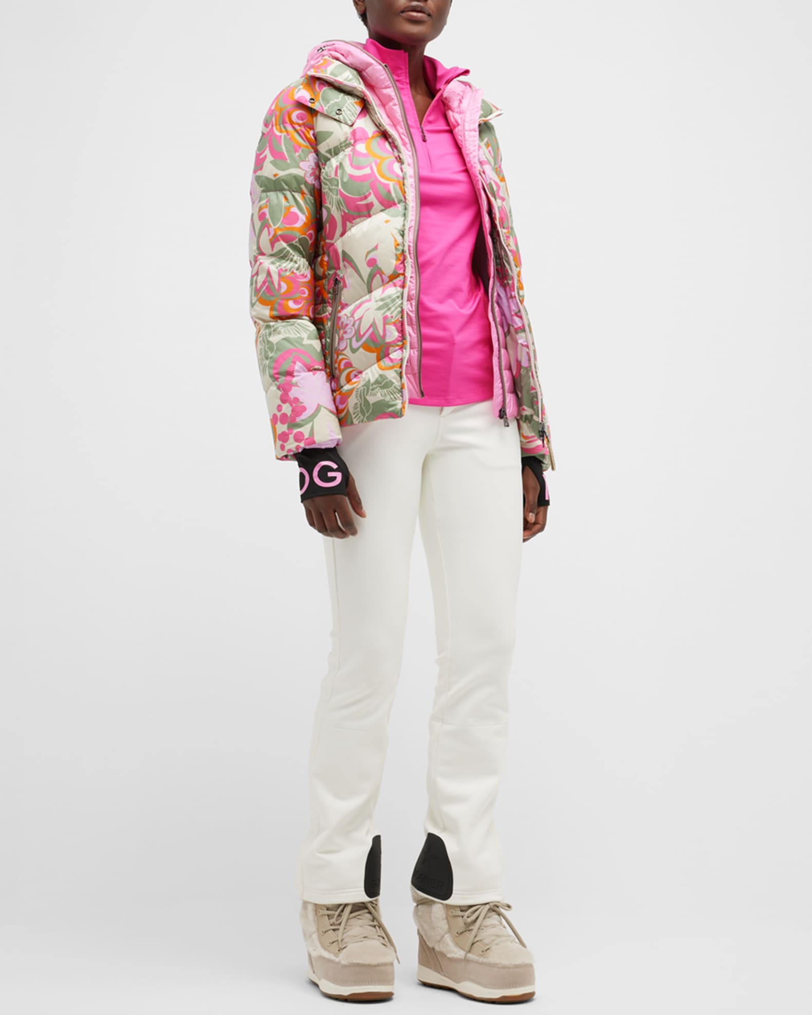 Bogner Callie Layered Puffer Coat | Neiman Marcus