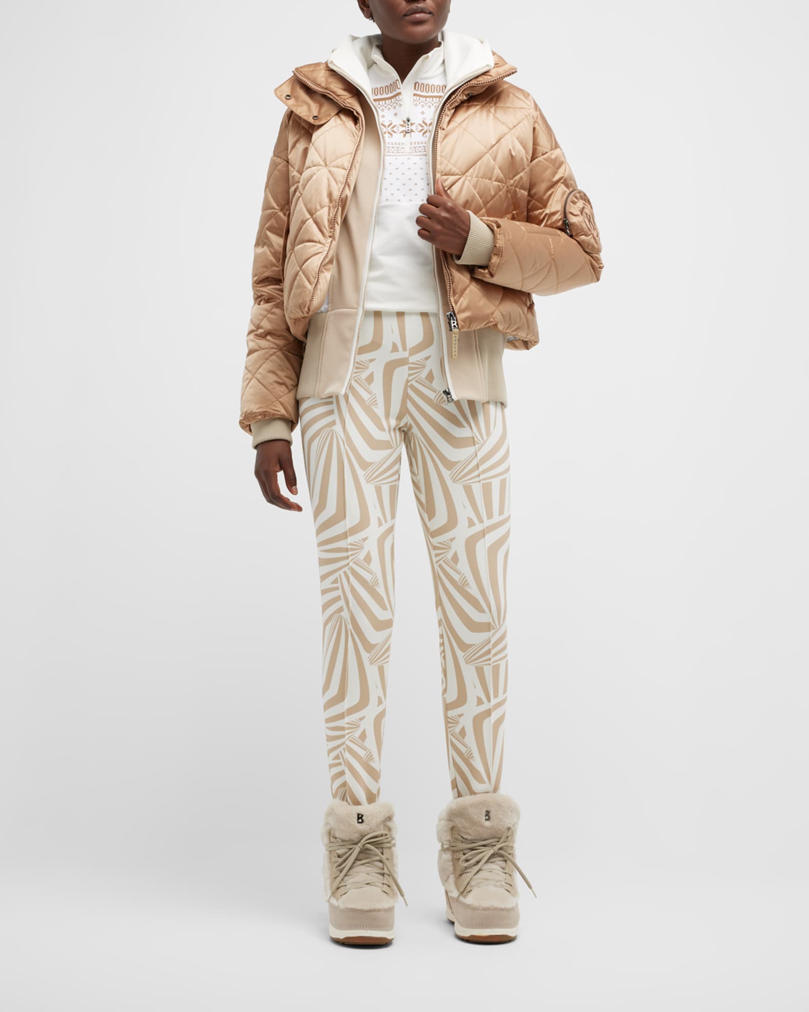 Bogner Elani Layered Ski Jacket | Neiman Marcus