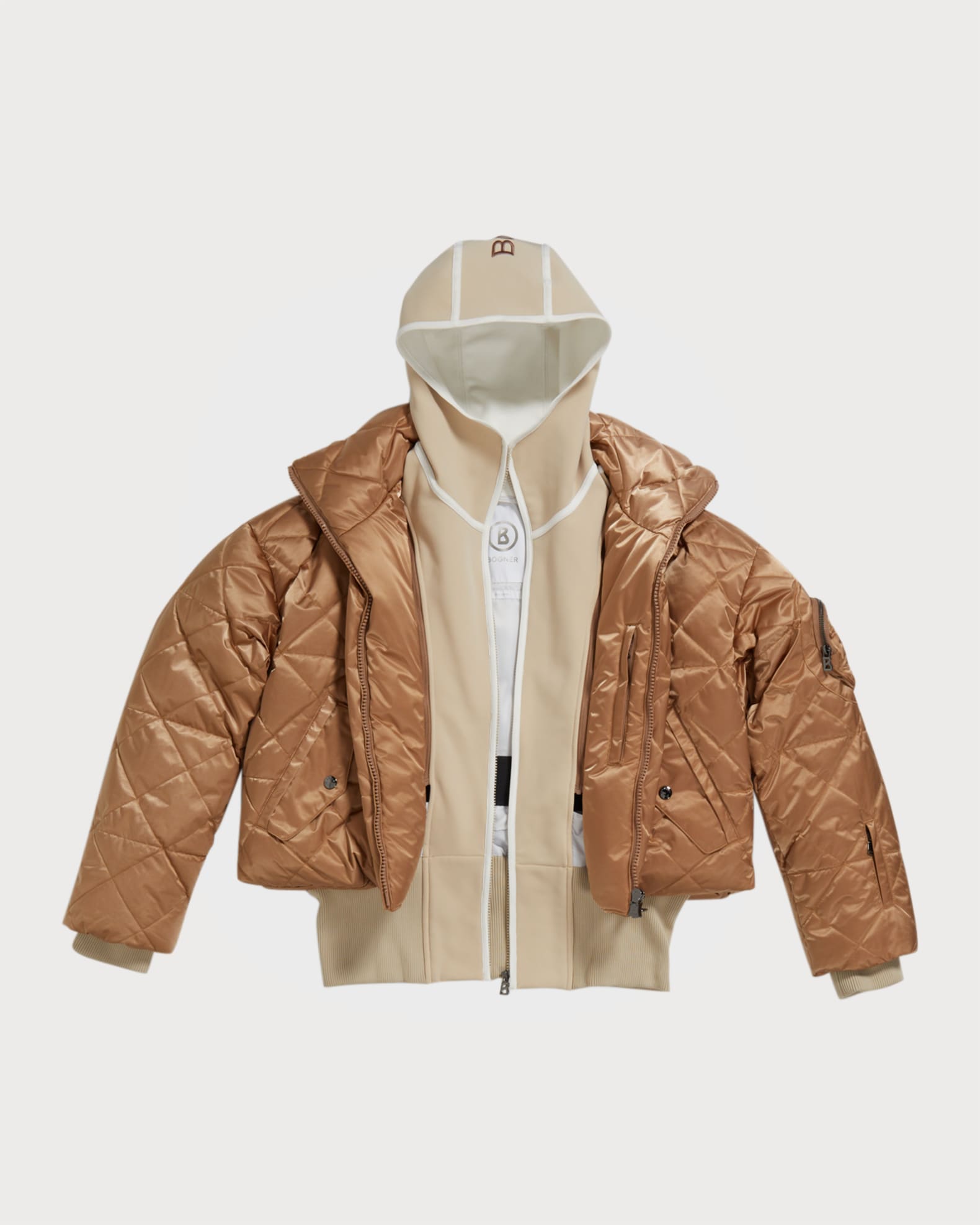 Bogner Elani Layered Ski Jacket | Neiman Marcus