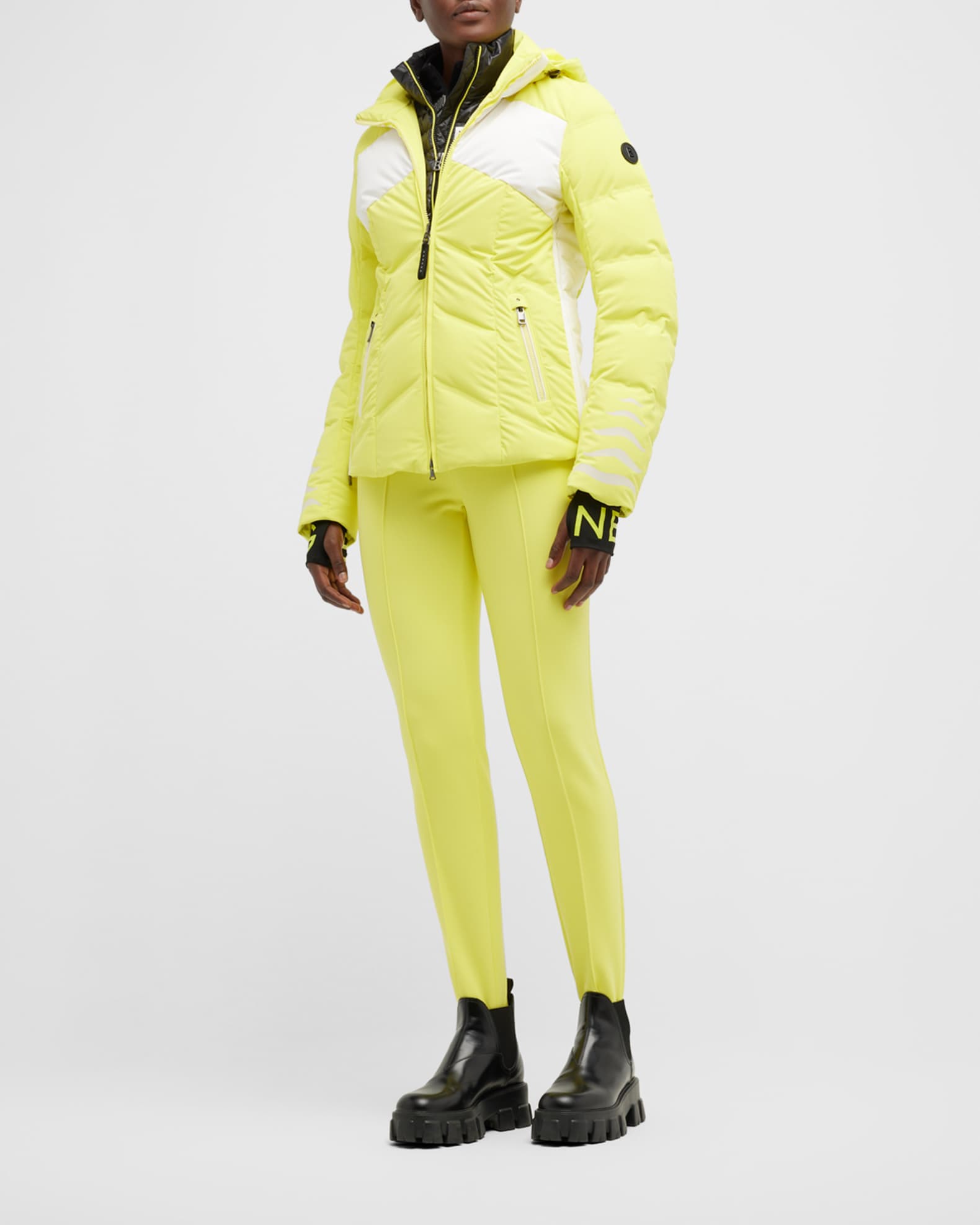 Bogner Della Layered Puffer Coat | Neiman Marcus