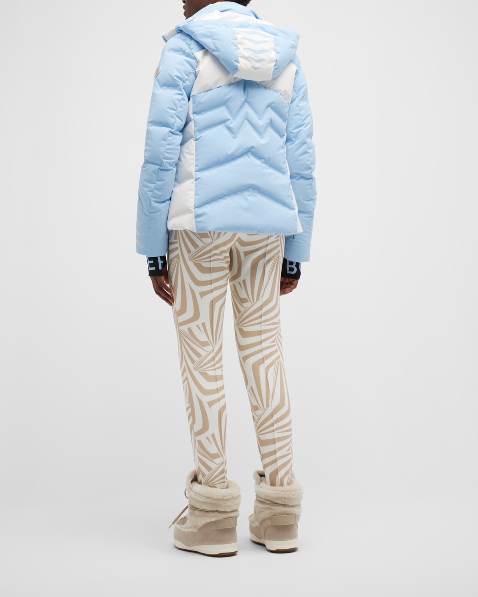 Bogner Elaine Zebra Stirrup Pants | Neiman Marcus