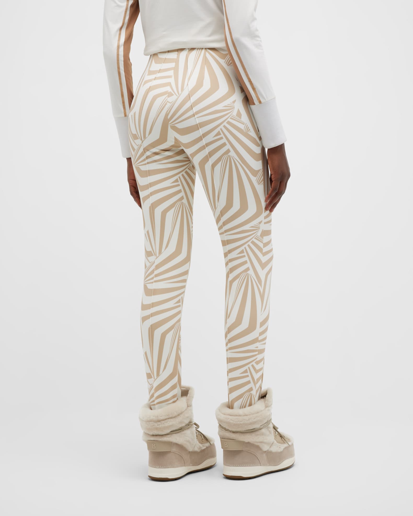 Bogner Elaine Zebra Stirrup Pants | Neiman Marcus