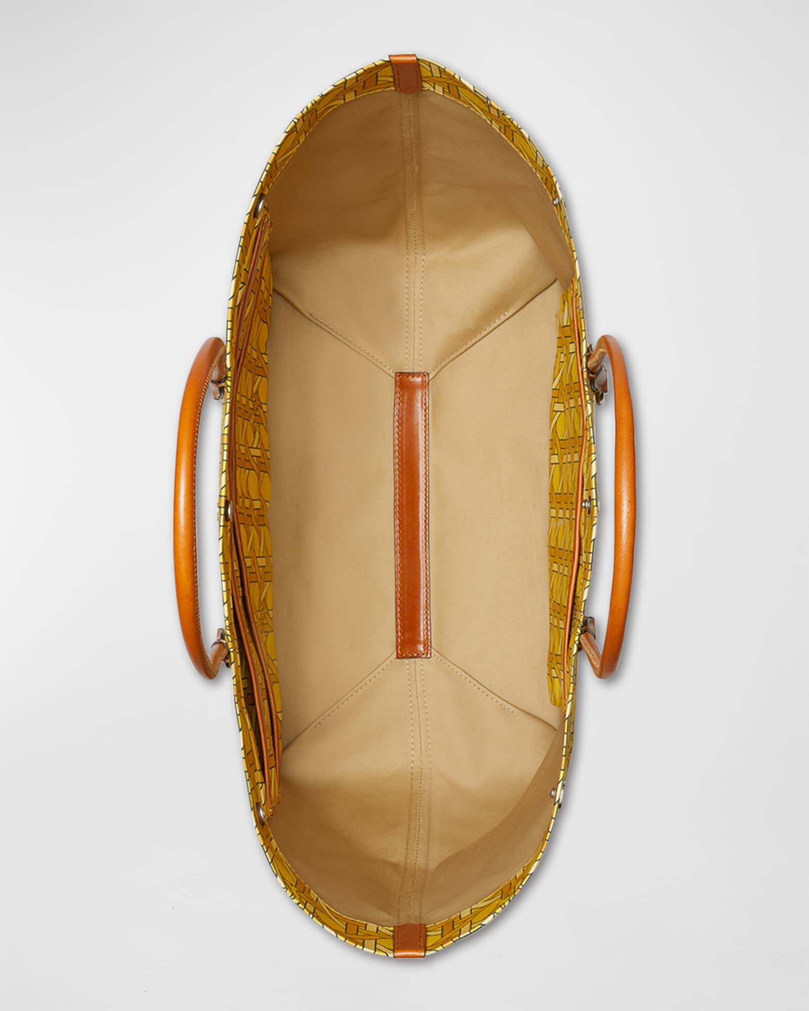 Tory Burch Logo Basketweave Canvas Tote Bag | Neiman Marcus