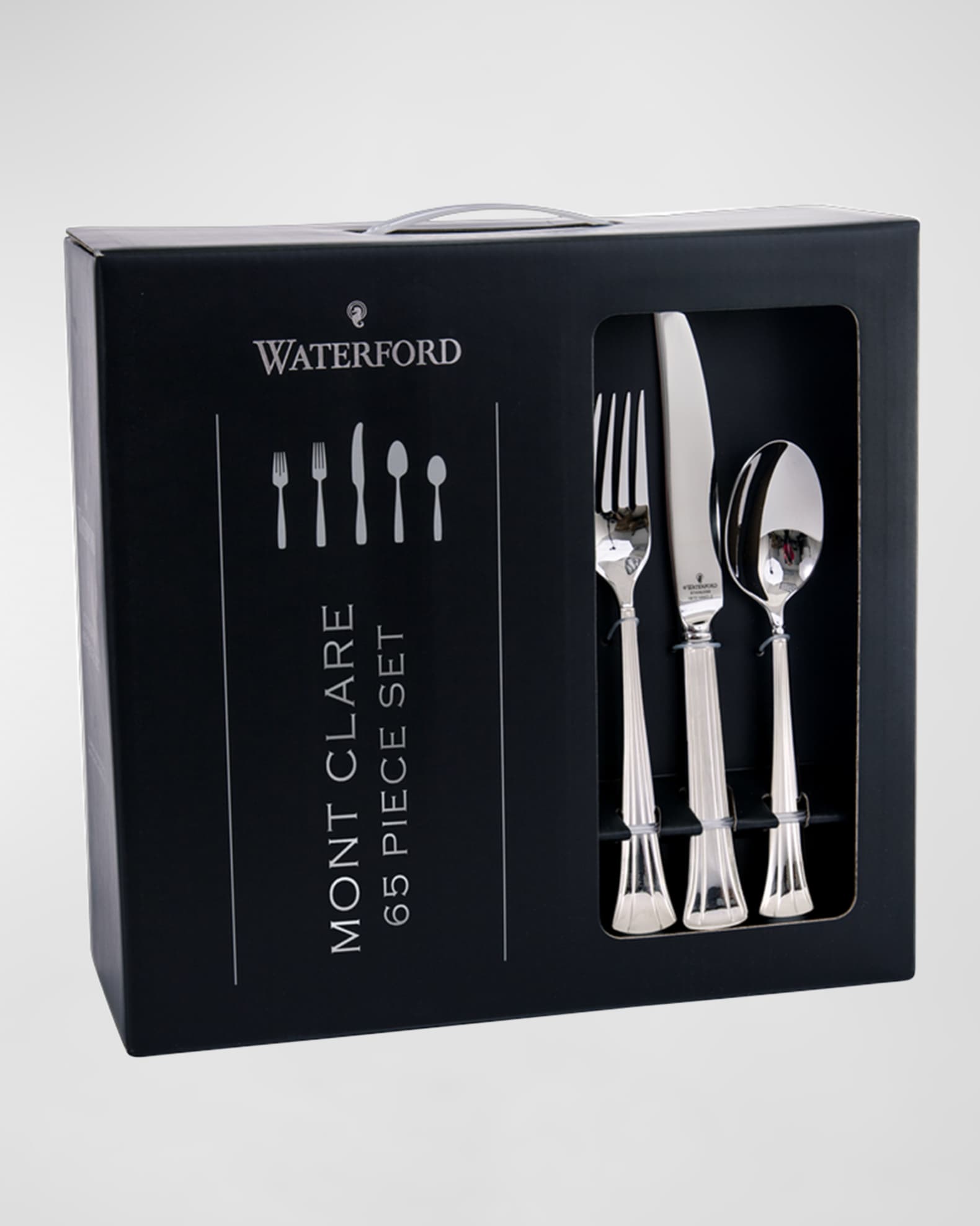 Waterford Crystal Mont Clare 65-Piece Flatware Set | Neiman Marcus