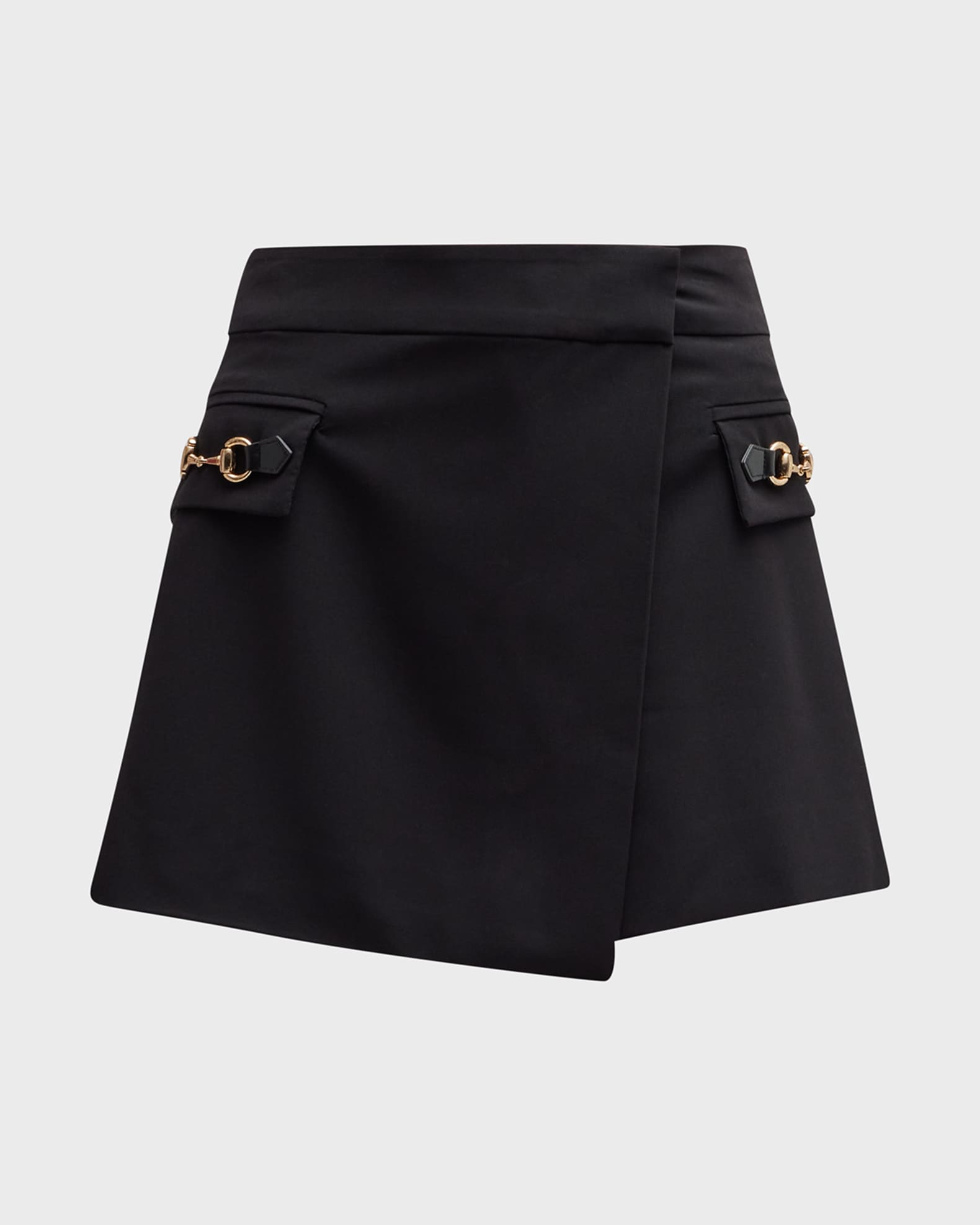 Derek Lam 10 Crosby Jillian A-Line Mini Skort | Neiman Marcus