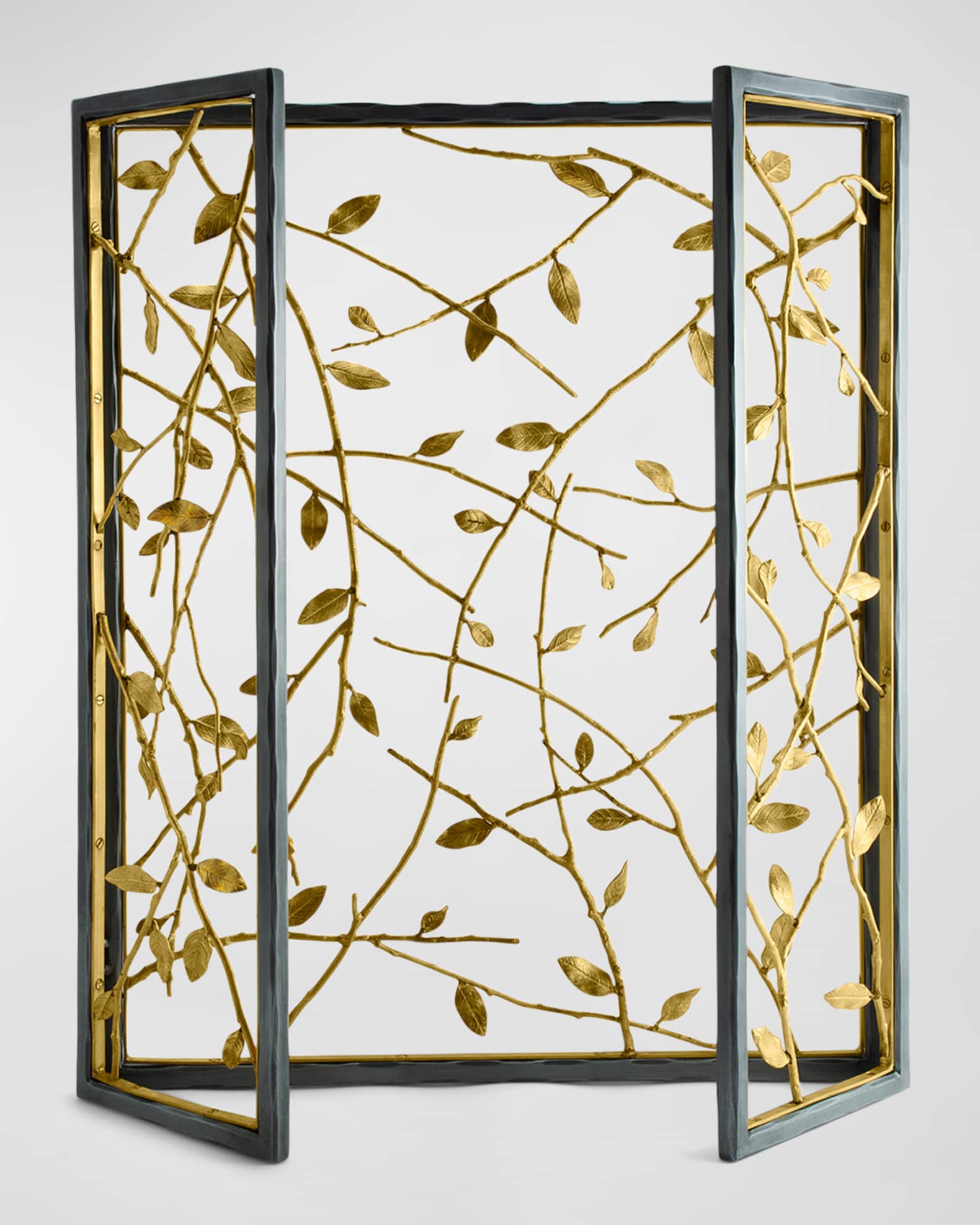 Michael Aram Twig and Leaf Fire Screen | Neiman Marcus