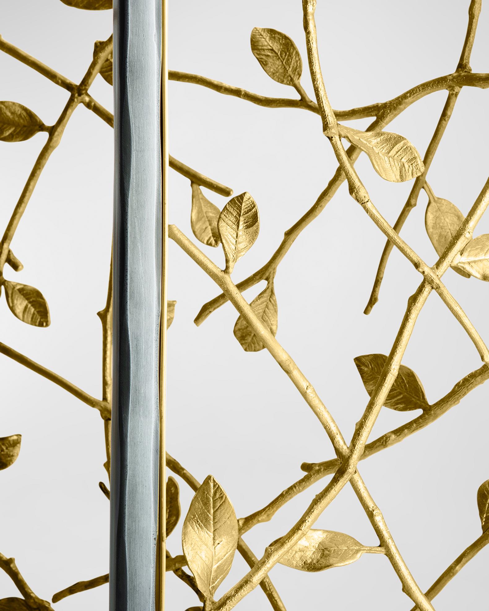 Michael Aram Twig and Leaf Fire Screen | Neiman Marcus