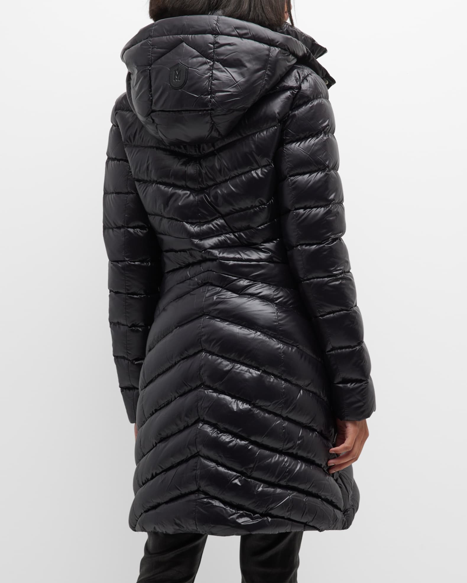 Mackage Camea Gathered Long Puffer Coat | Neiman Marcus